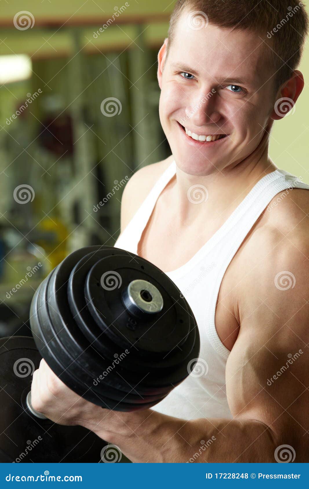 Weightlifter stock photo. Image of exercise, people, biceps - 17228248