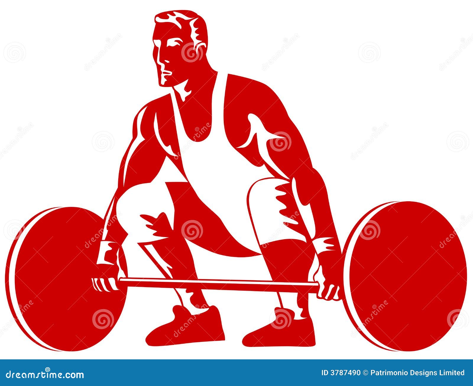 Weightlifter Stock Illustration | CartoonDealer.com #5052118