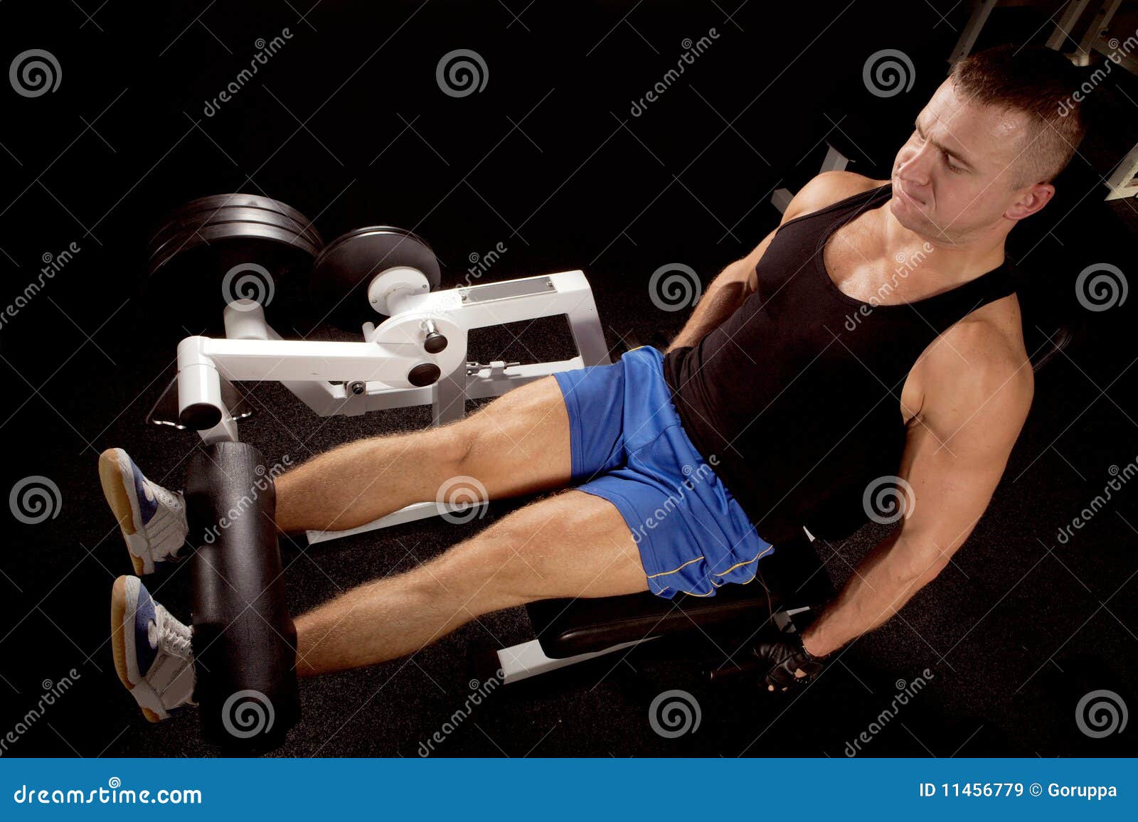 Weightlifting stock image. Image of instructor, club - 11456779