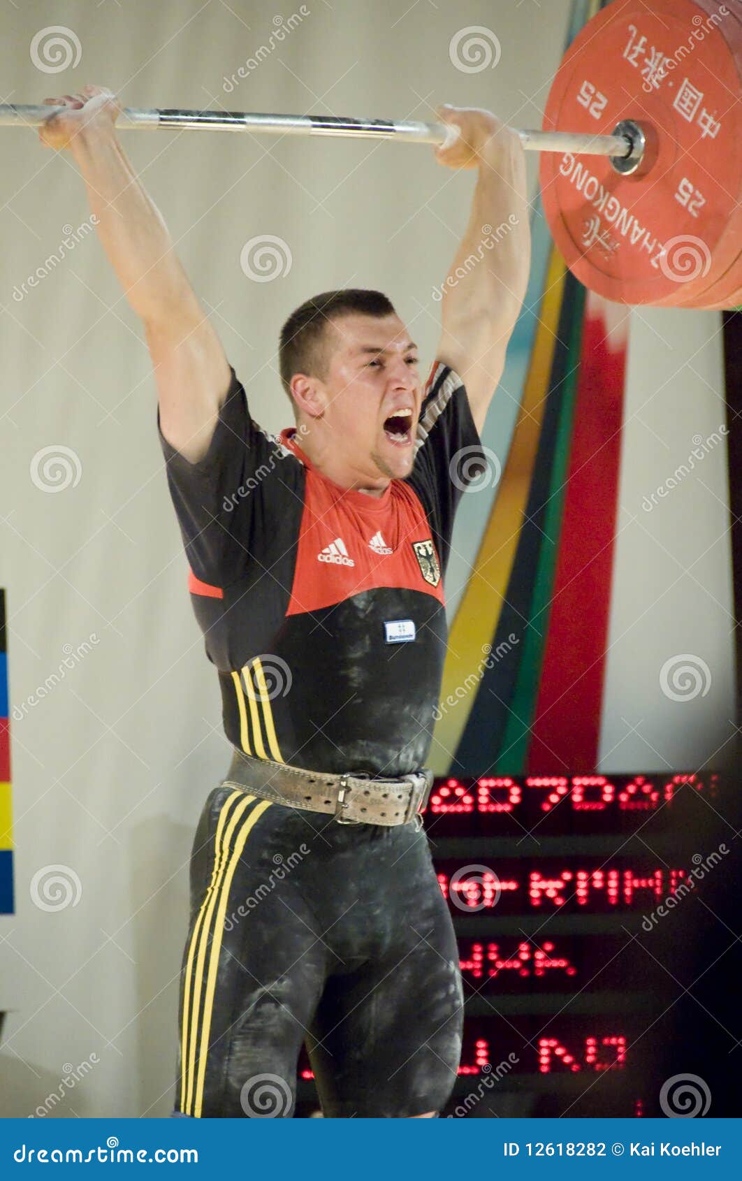 Weightlifting editorial photography. Image of weight - 12618282