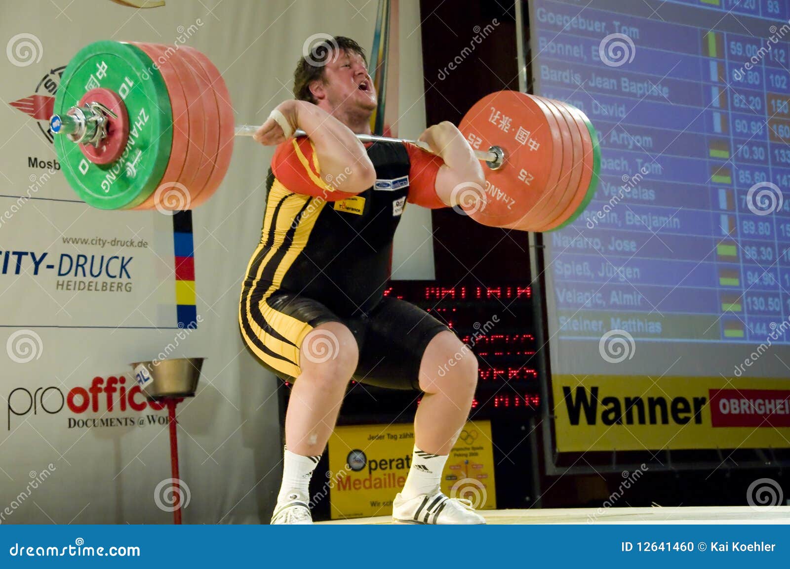 Weightlifting editorial image. Image of concentration - 12641460