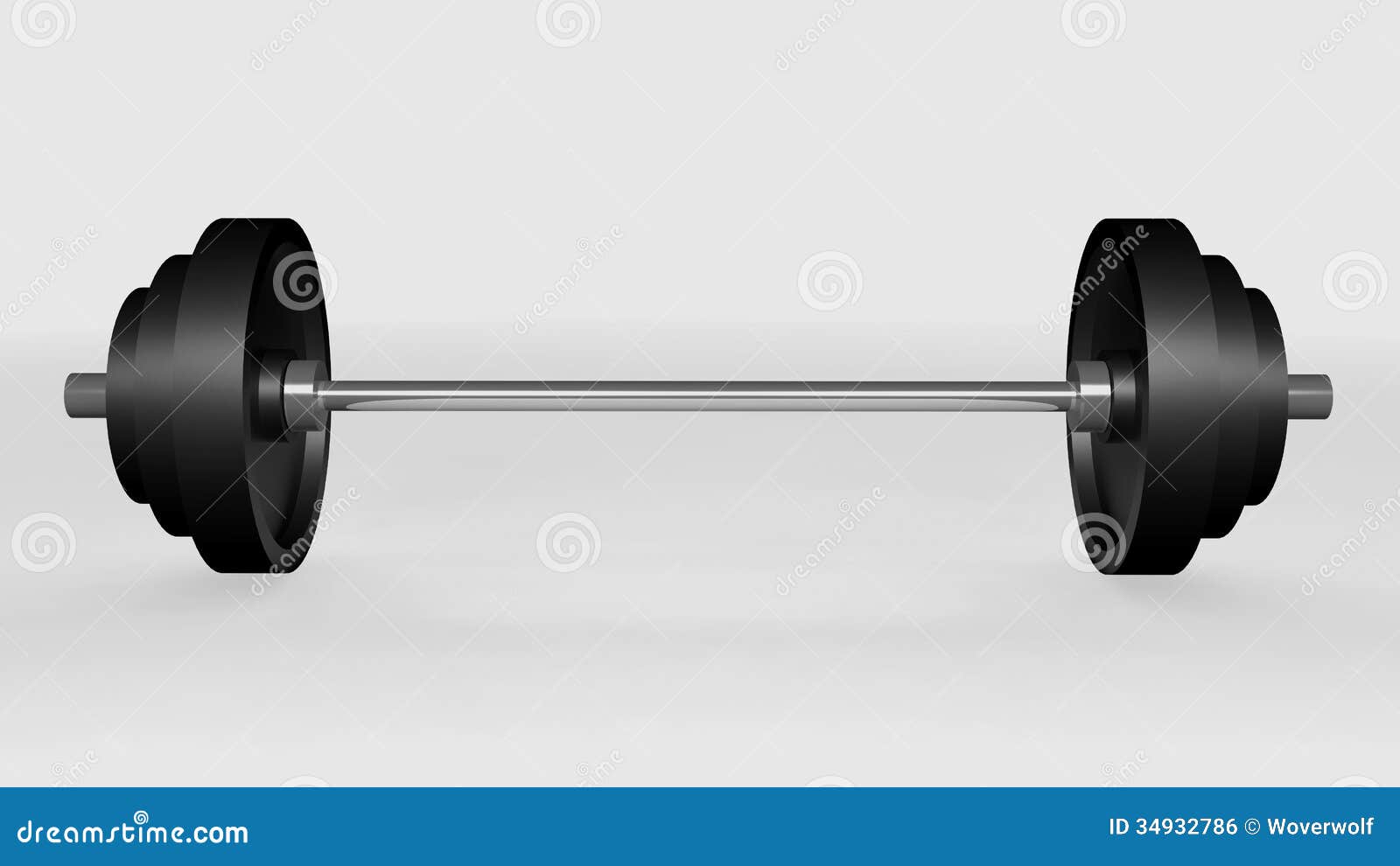 Weightlifting barbell stock illustration. Illustration of conditioning ...