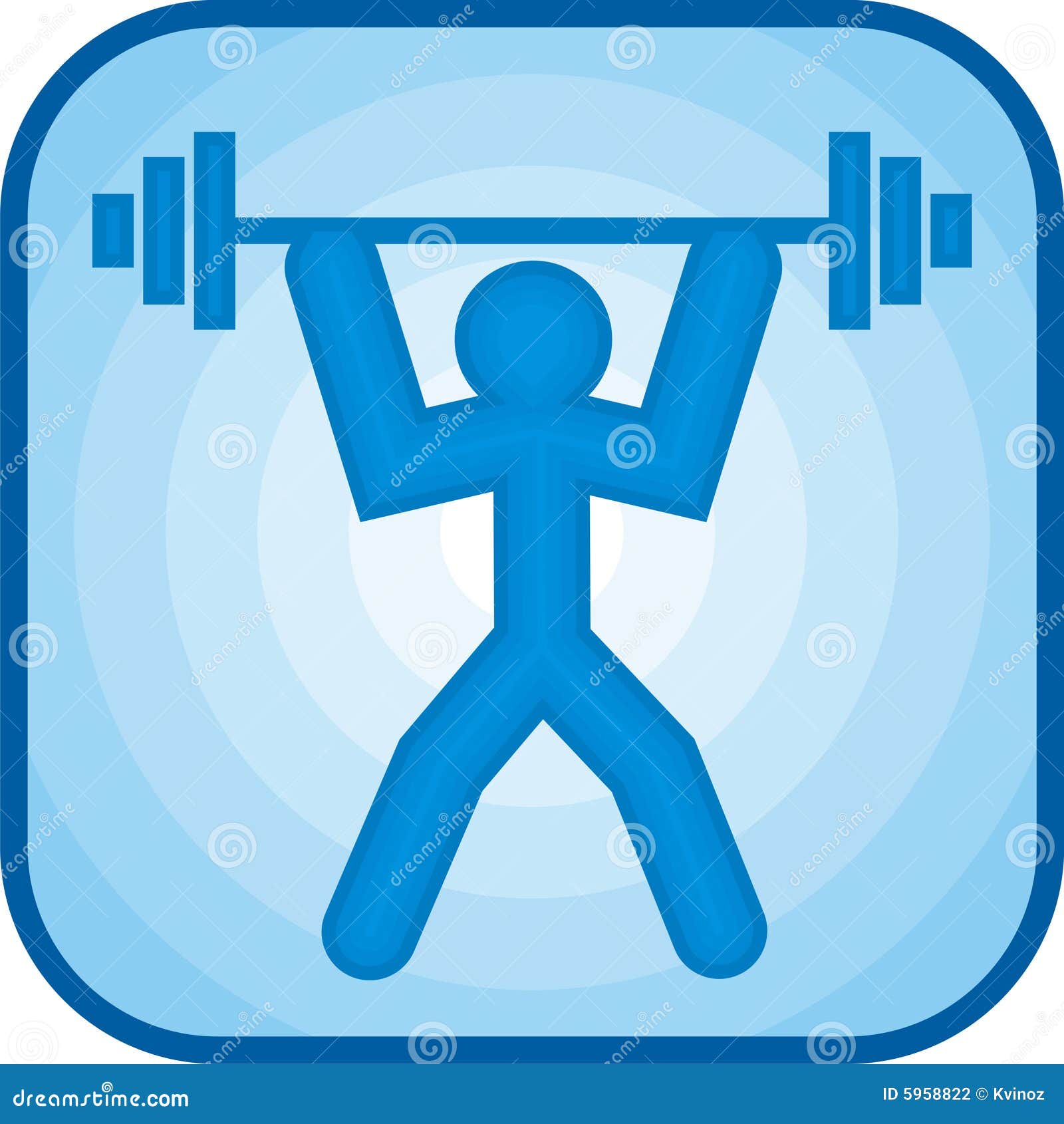 Weightlifting icon stock illustration. Illustration of olympic - 5958822