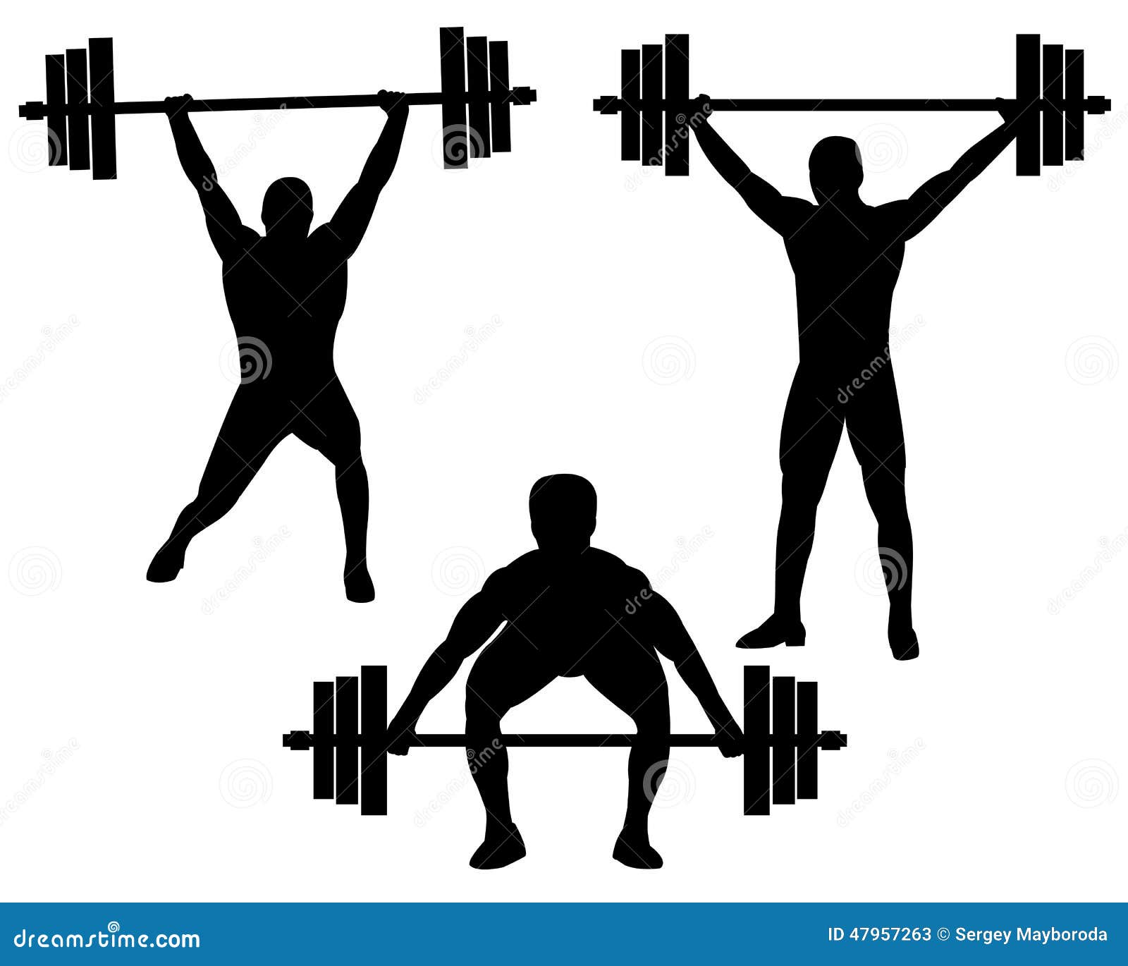 Weightlifting stock vector. Illustration of strength - 47957263