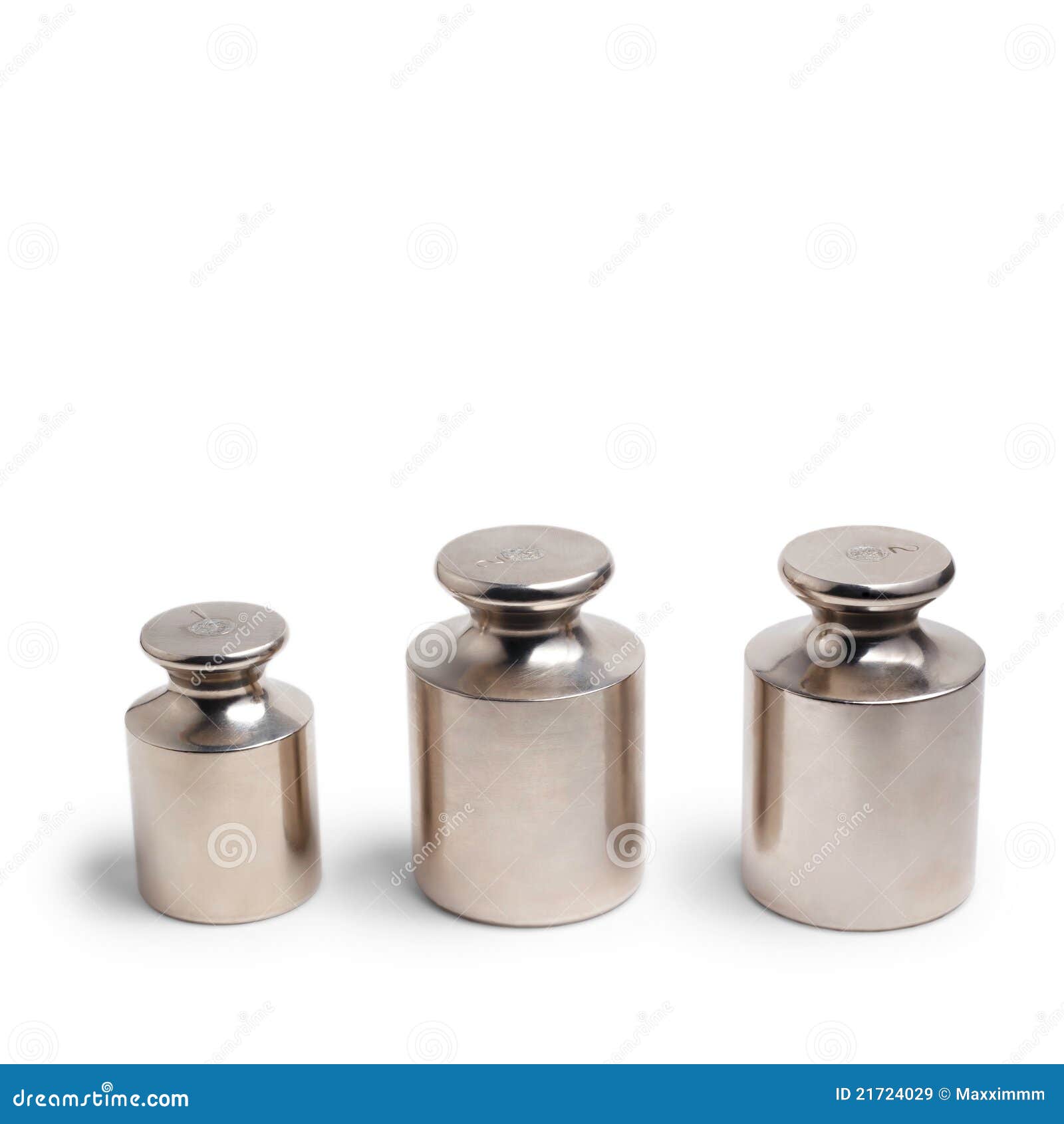 Weights Measure The Weight Of Metal Is Isolated Royalty Free Stock ...