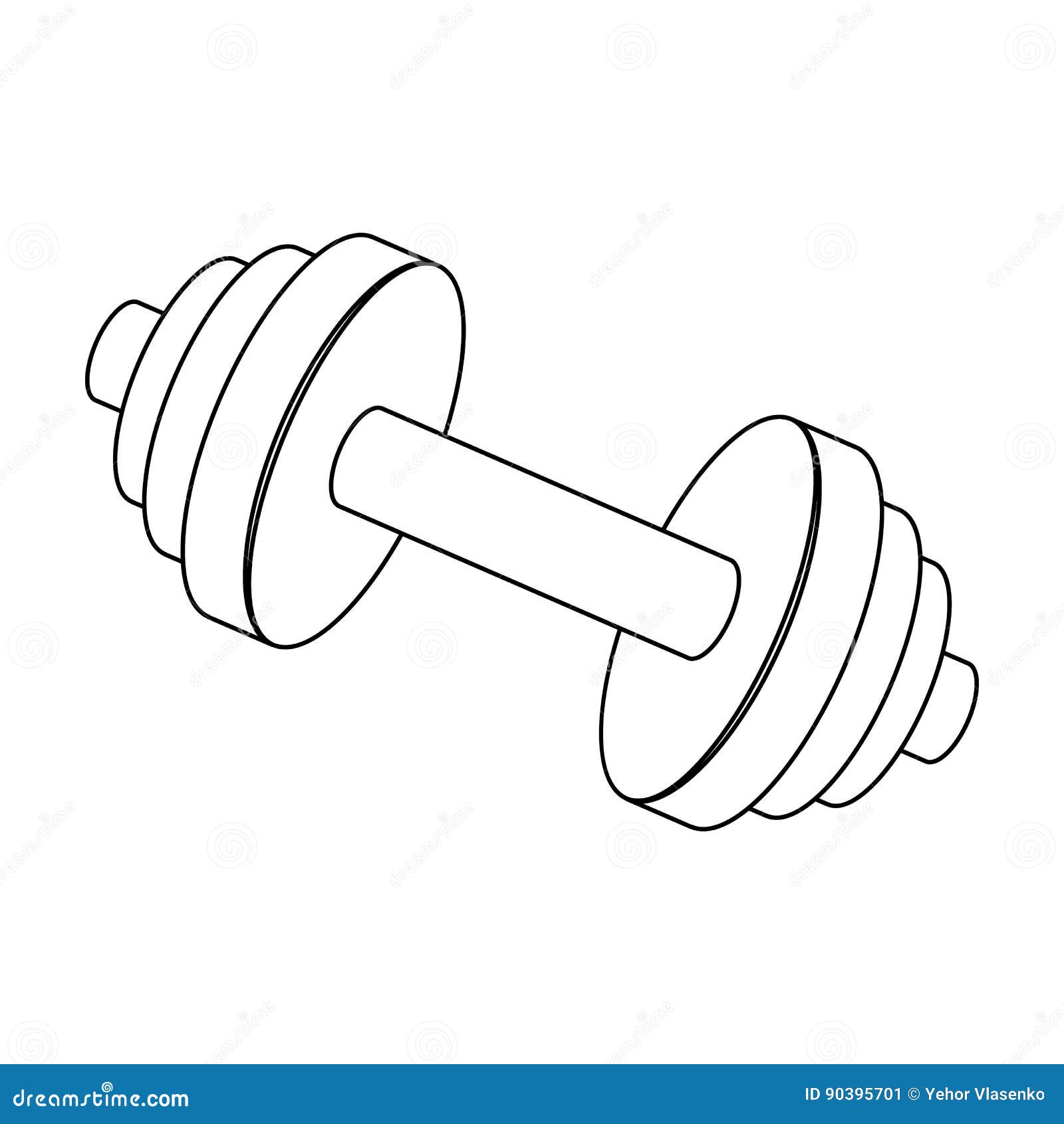 Weights for Training. Metal Training Tools.Gym and Workout Single Icon ...