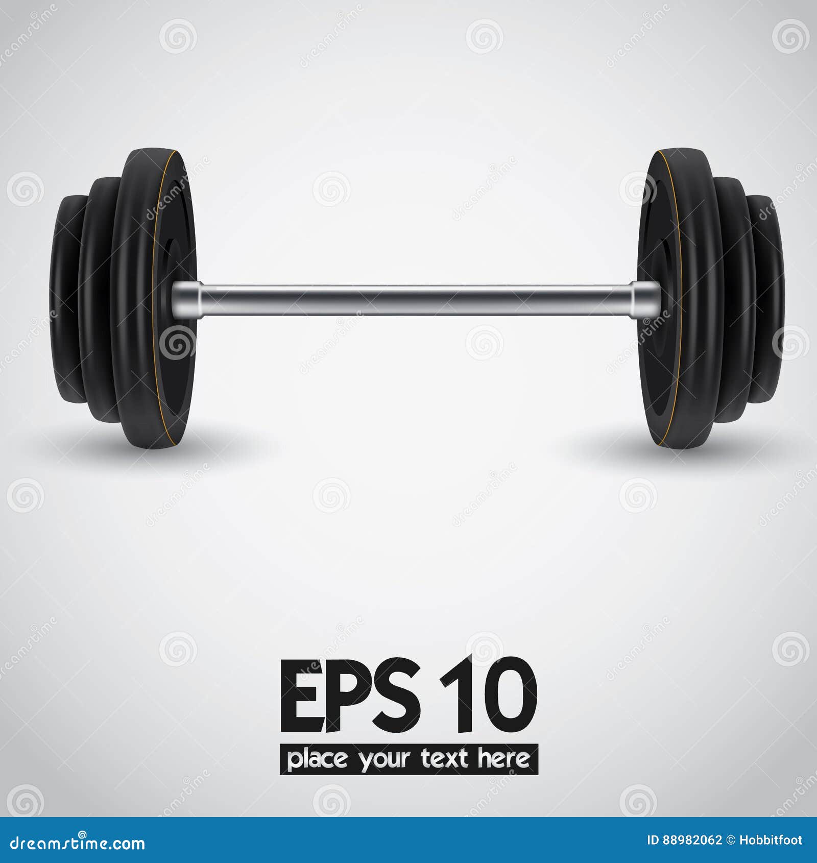 Weights. Vector Illustration Stock Vector - Illustration of iron, black ...