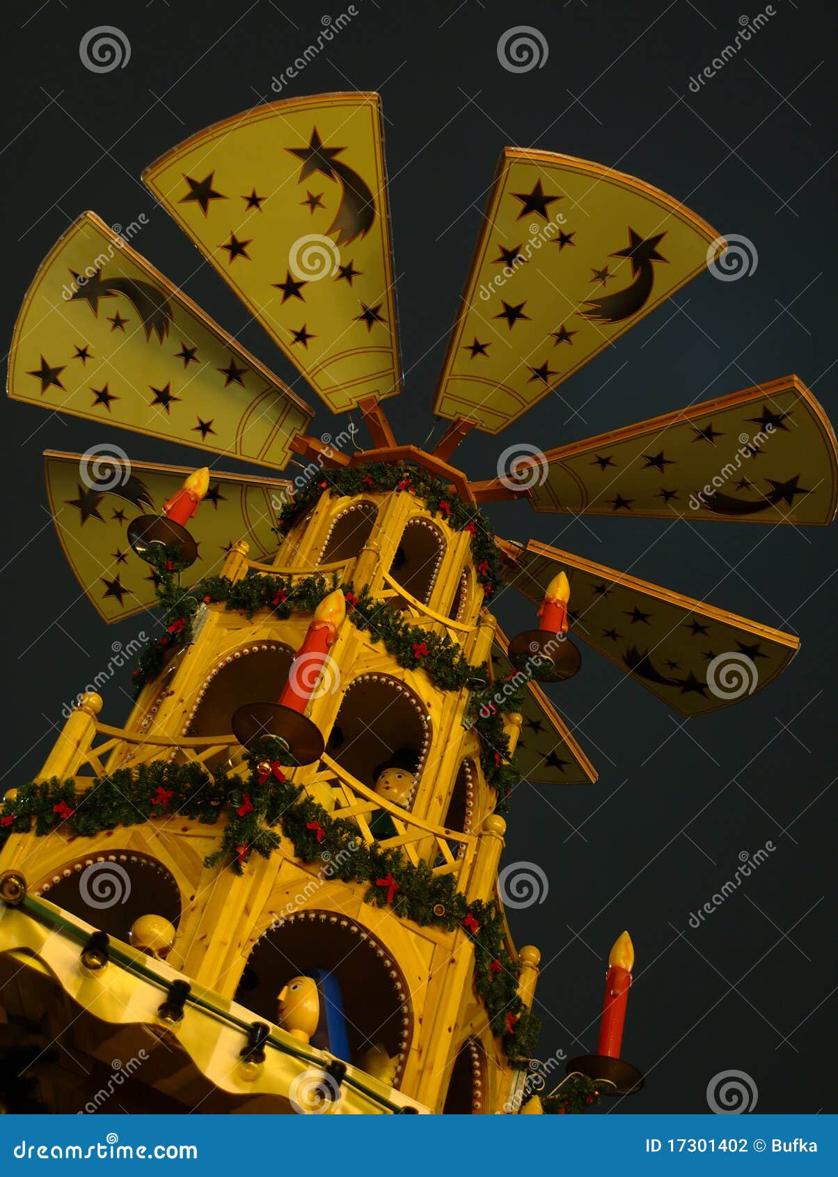 Weihnachtspyramide stock photo. Image of festive, city - 17301402