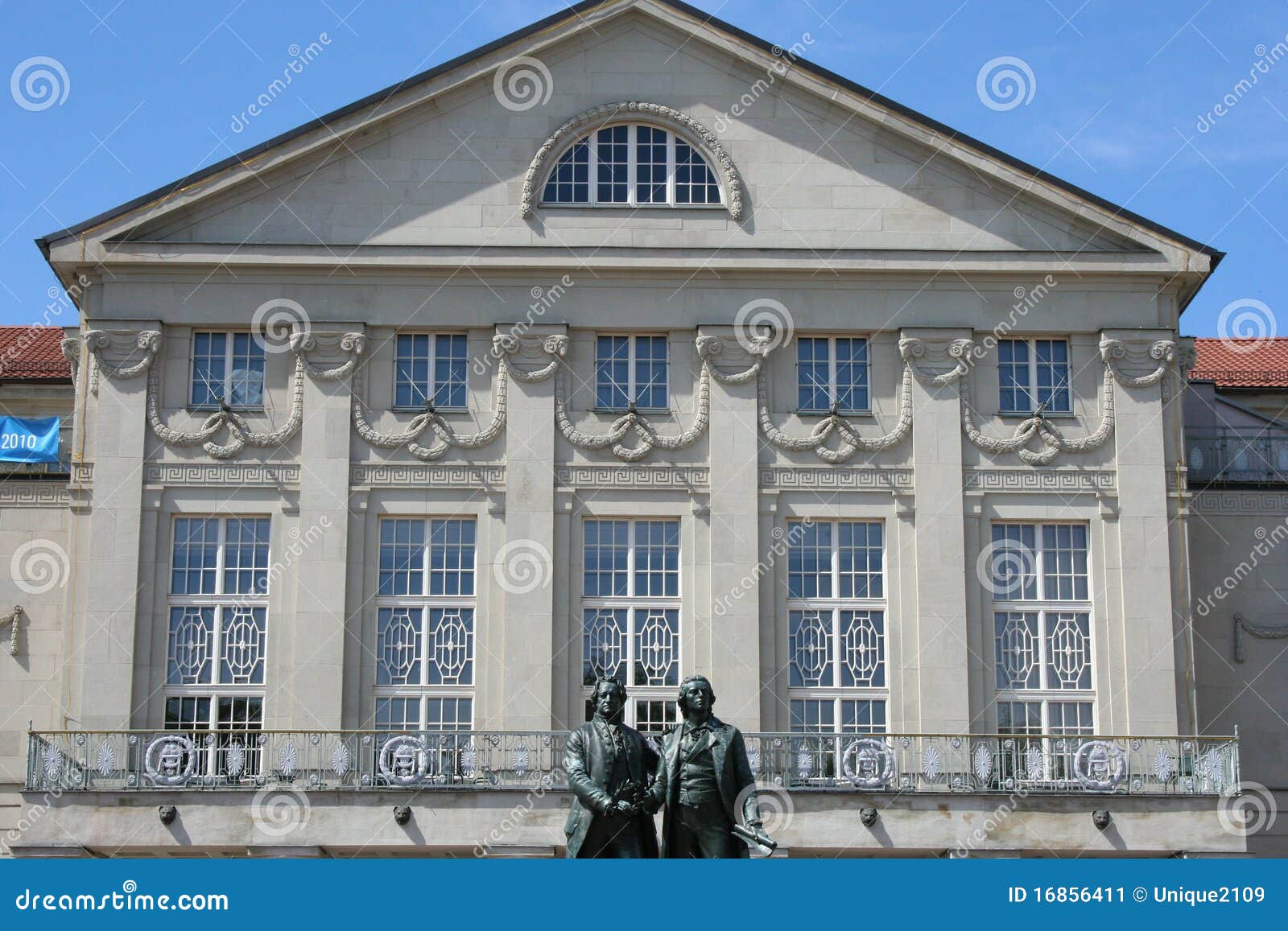 Weimar imagen de archivo. Imagen de conmemorativo, perezoso - 16856411