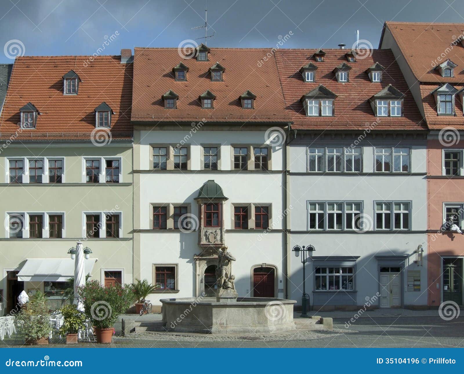 Weimar stock photo. Image of civic, architecture, fountain - 35104196