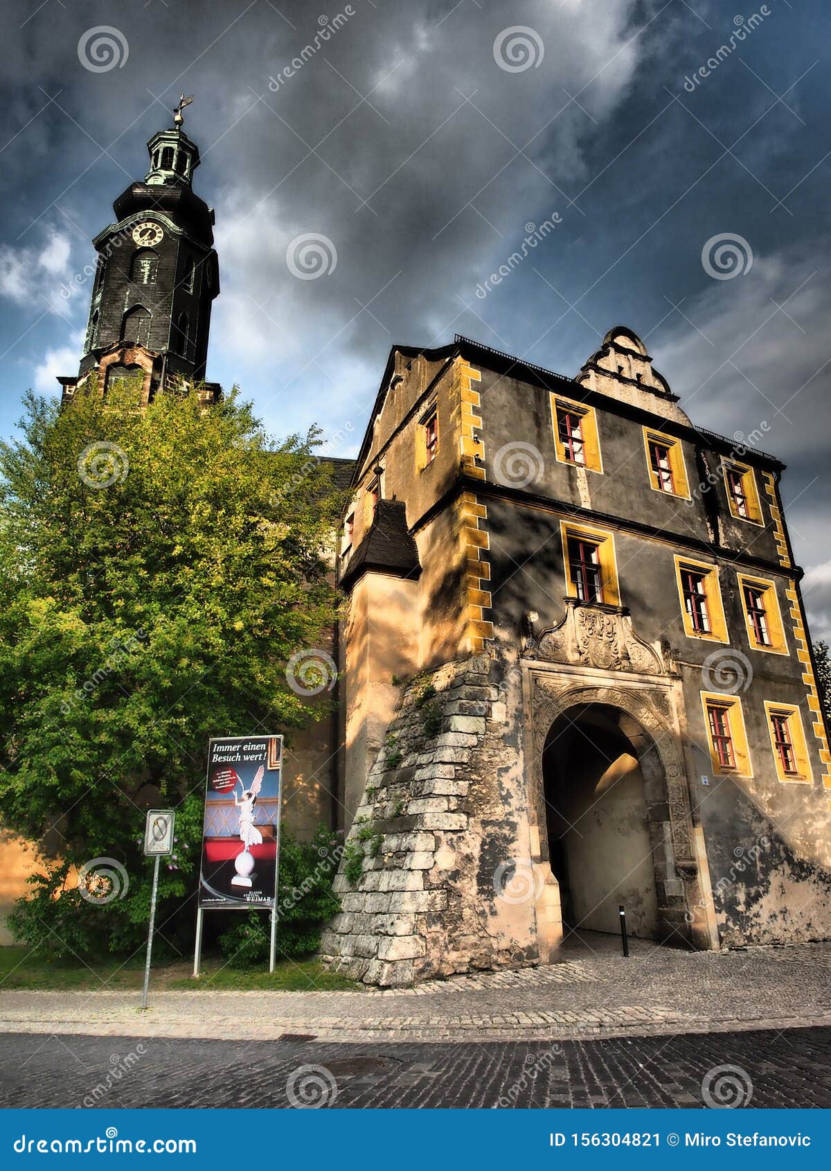 Weimar is a Town in Thuringia, Germany, on the Ilm River,nice Colored ...