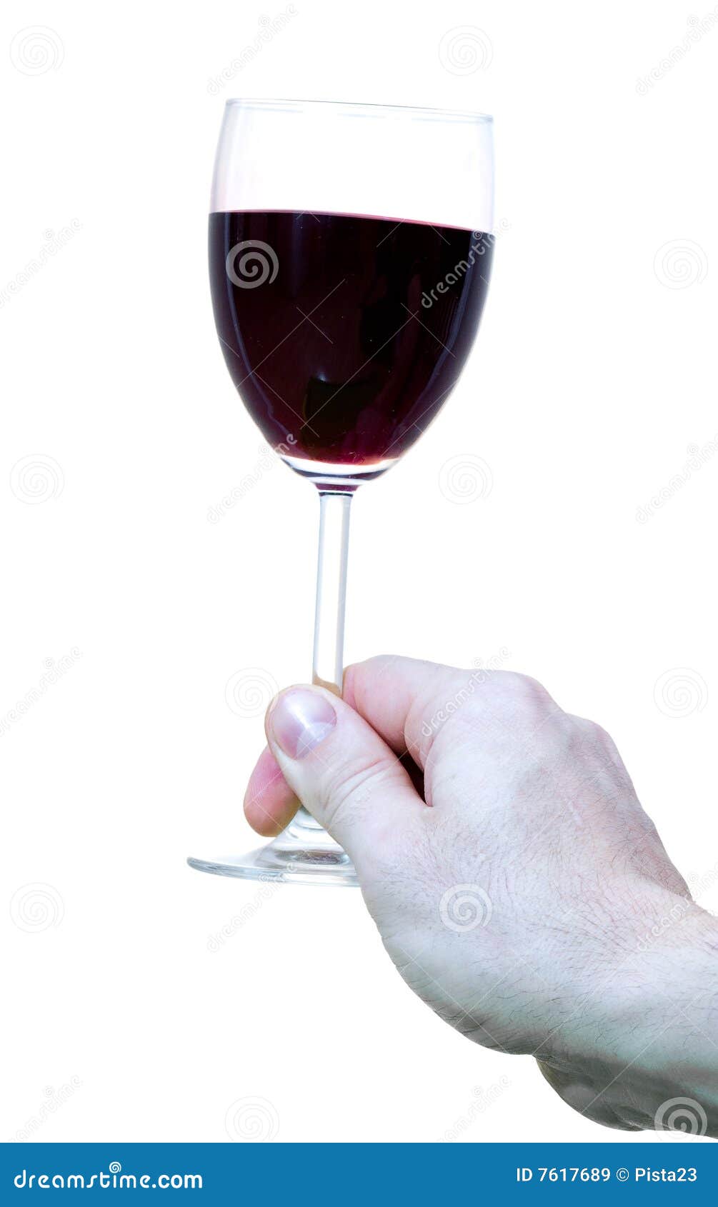 Wein und Hand stockbild. Bild von hand, flöten, gelegenheit - 7617689
