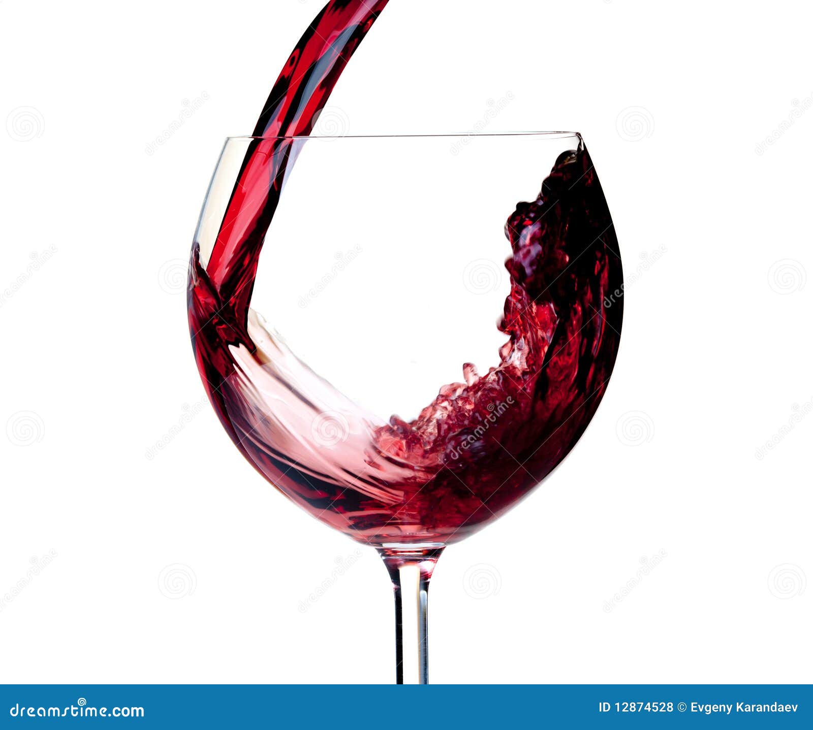 Weinansammlung - Rotwein Wird in Ein Glas Gegossen Stockfoto - Bild von ...