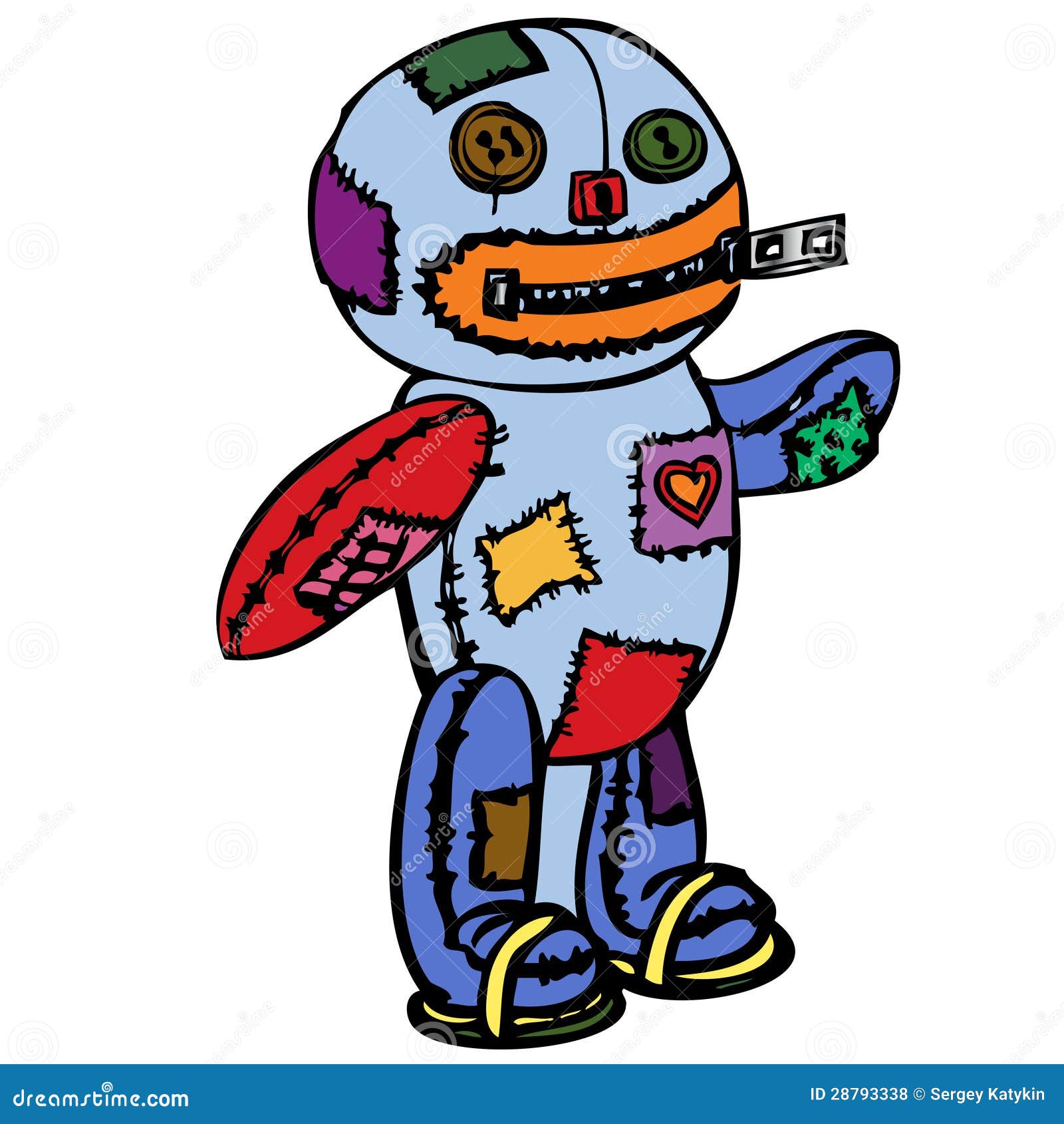 Weinig enge pop. vector illustratie. Illustration of kinderjaren - 28793338