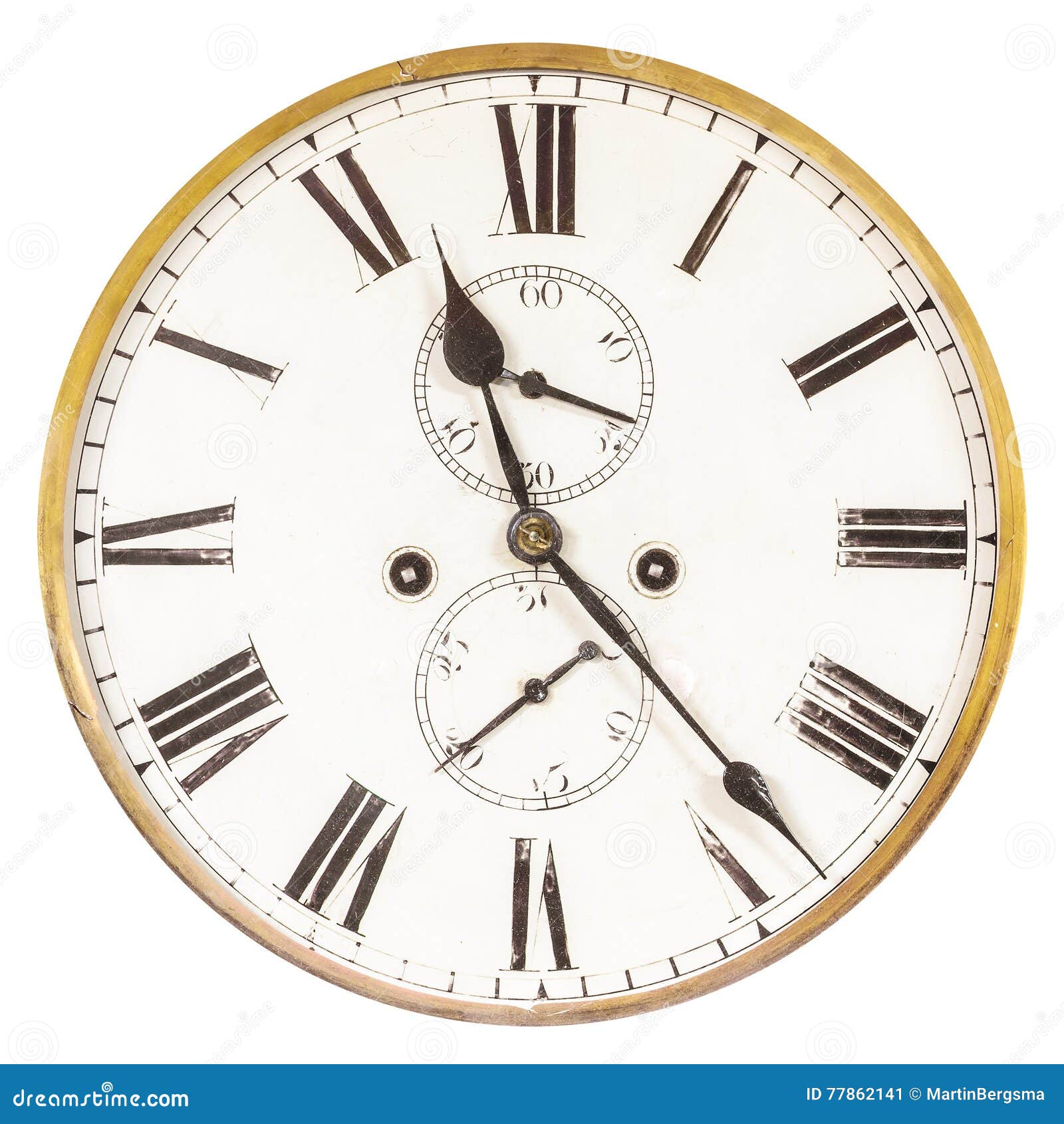 Weinlese Verwitterte Alte Uhr Stockbild - Bild von klassisch, dekorativ ...