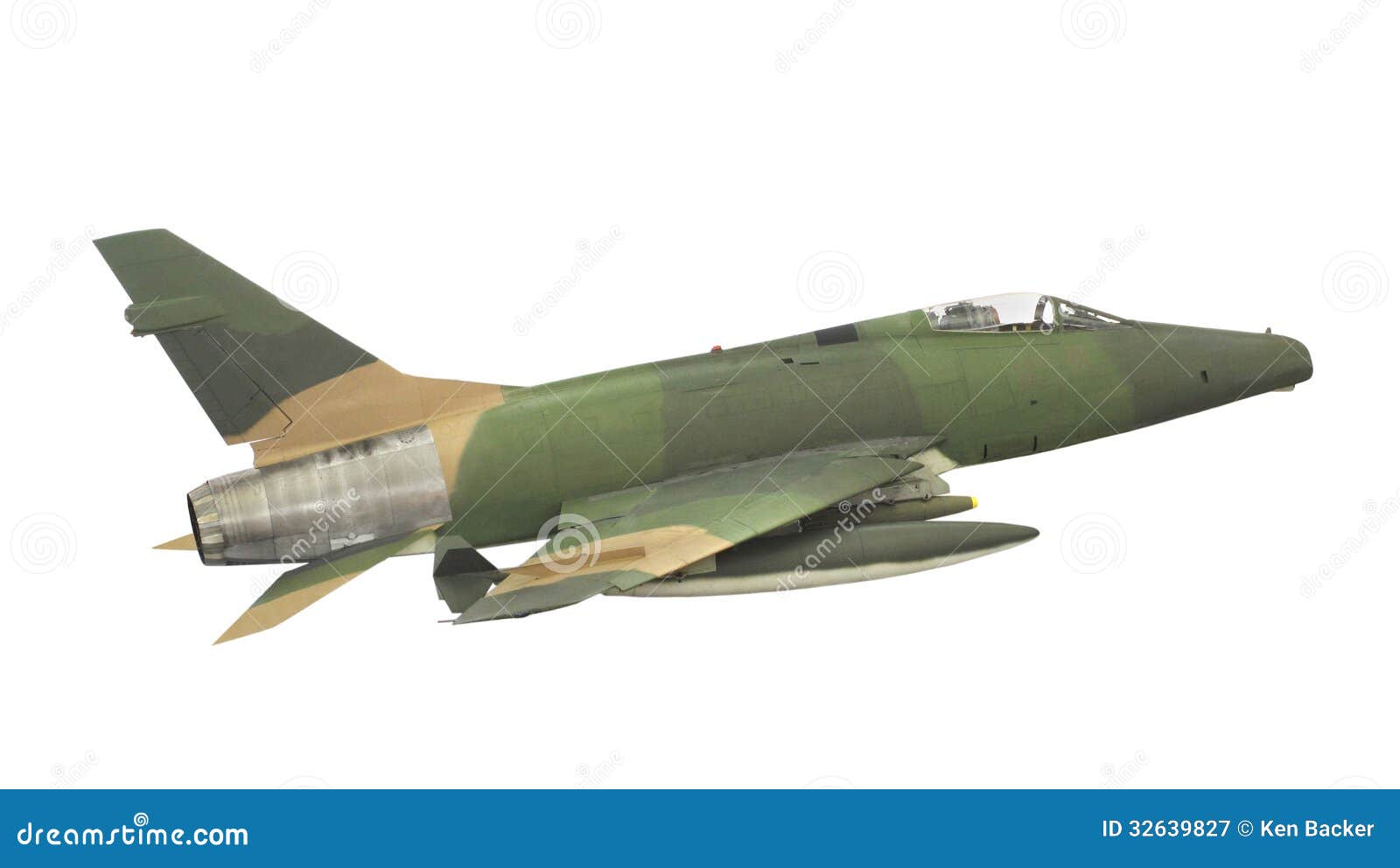 Weinlesejet-Jagdbomber Lokalisiert. Stockbild - Bild von strahl ...