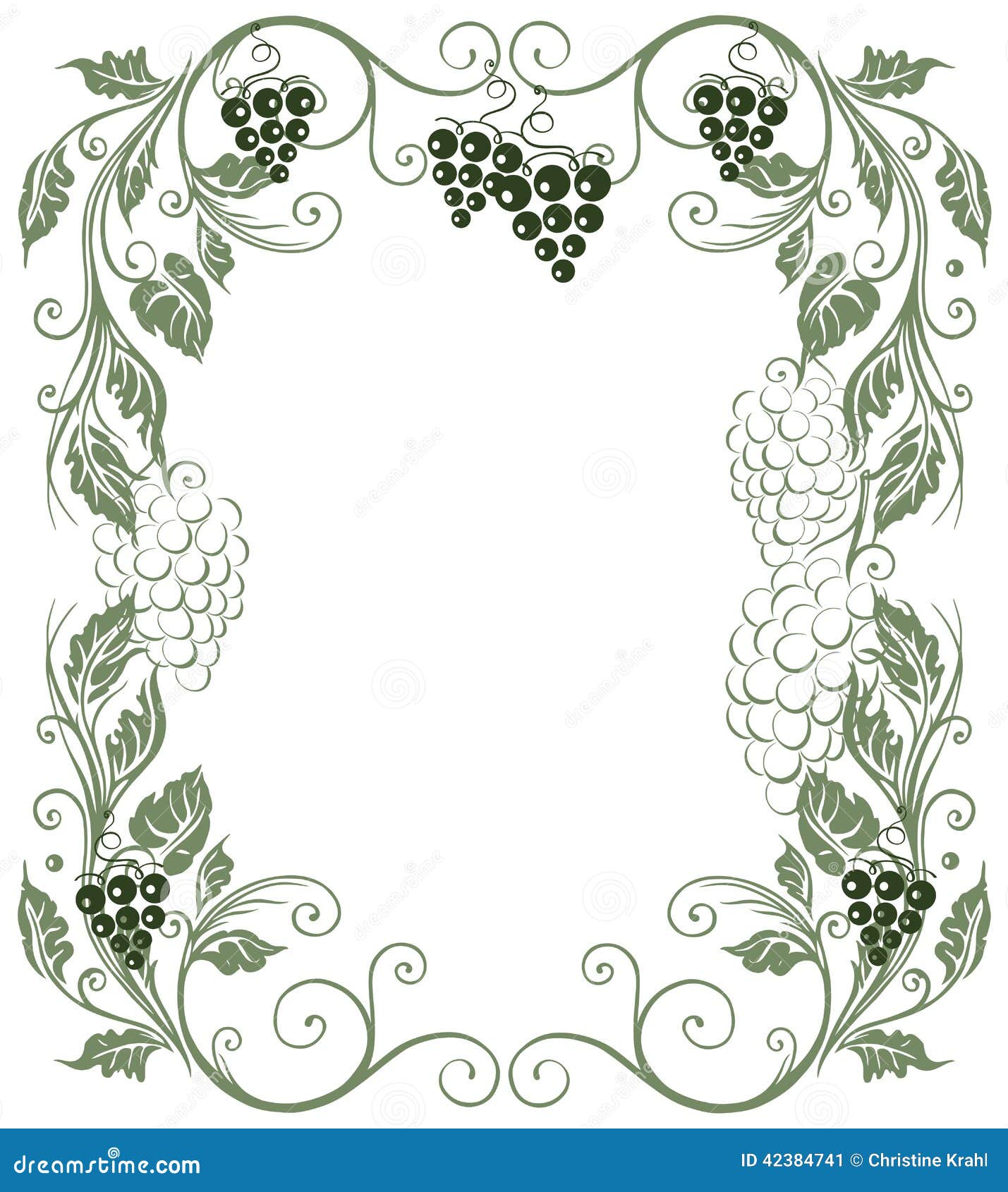 Weinreben vektor abbildung. Illustration von elegant - 42384741