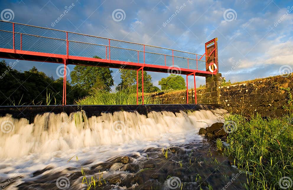 The Weir stock image. Image of weir, running, pond, lake - 5774909