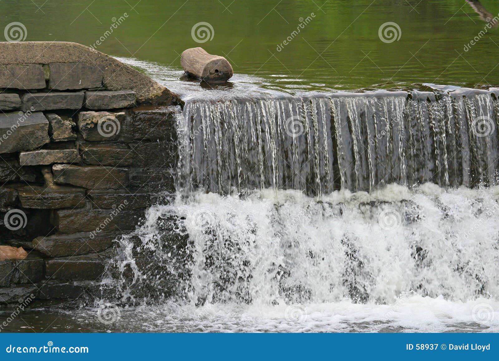 Weir stock image. Image of branches, mills, jersey, waterfall - 58937