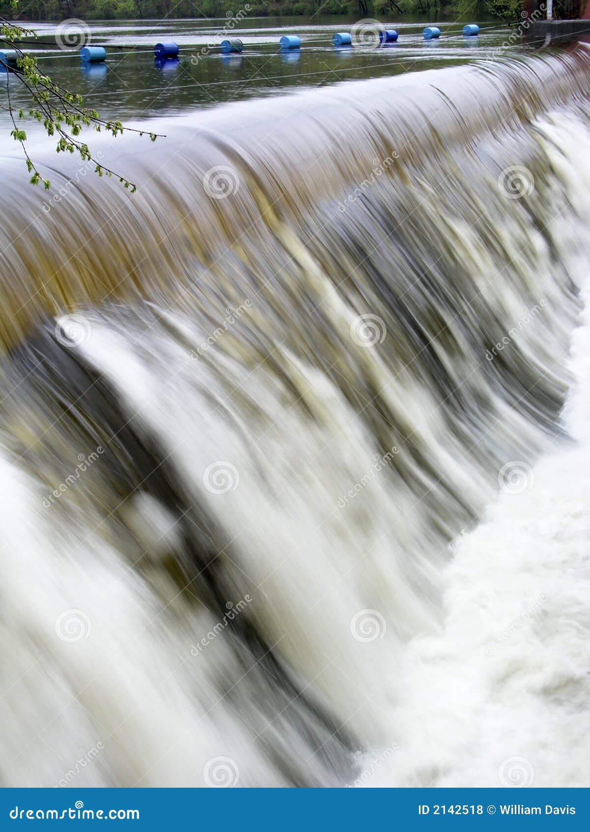 Weir In Flood - 2 Picture. Image: 2142518