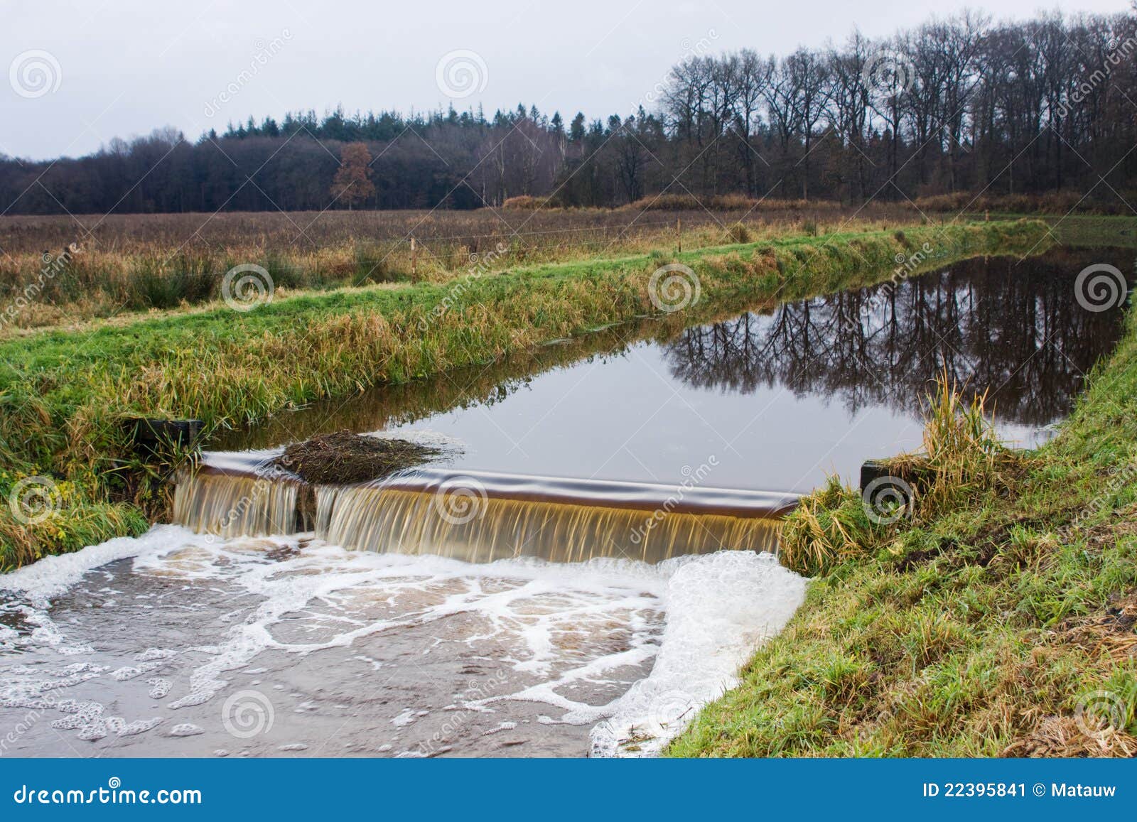 Overflow At Weir Stock Photography | CartoonDealer.com #56616032