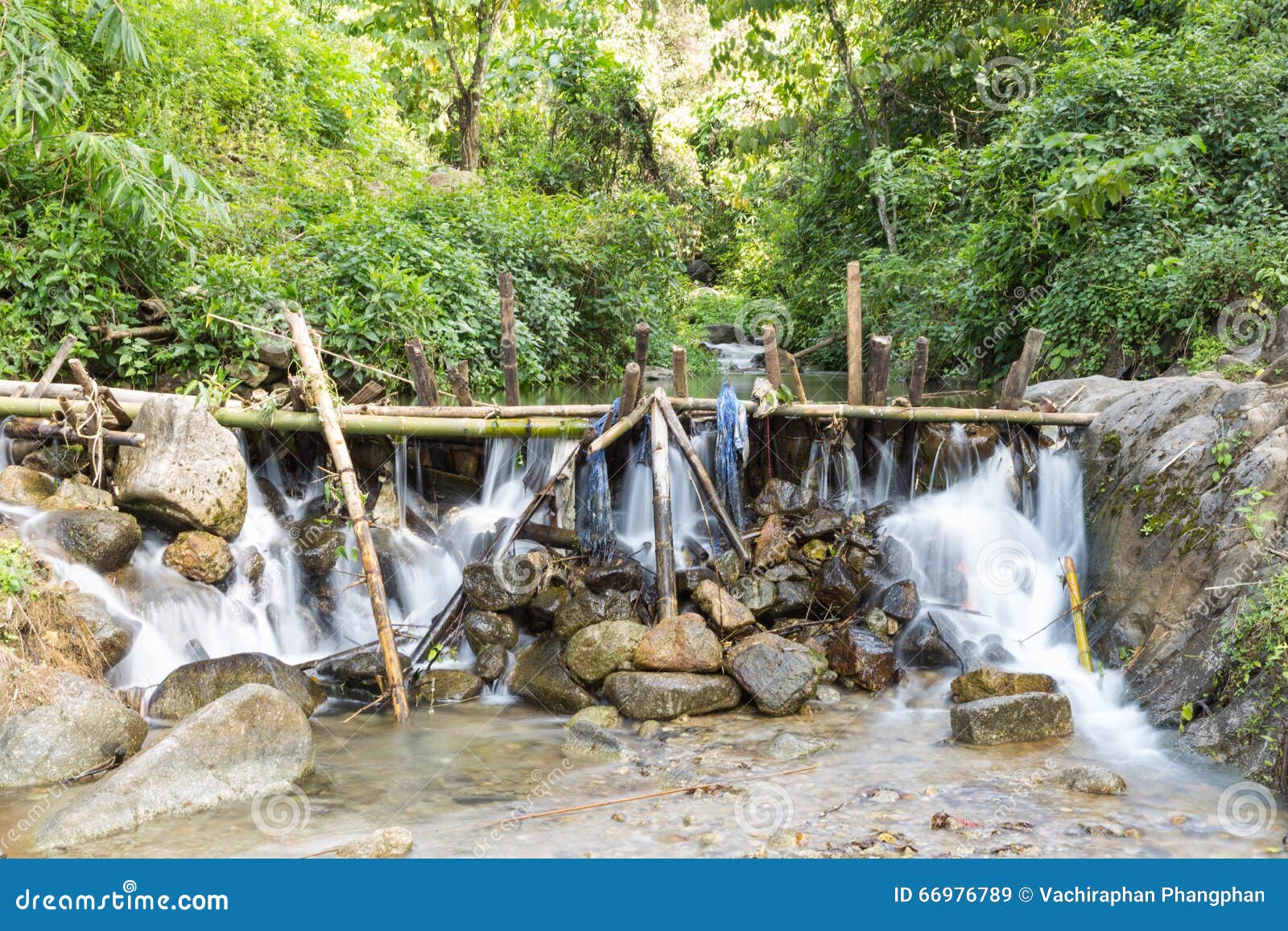 Weir slowing water flow stock image. Image of forest - 66976789