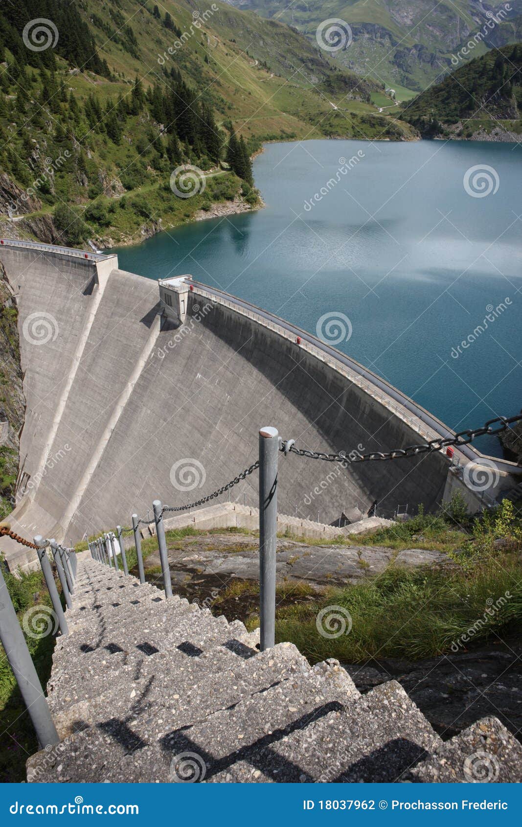 Weir and stairs stock photo. Image of cement, france - 18037962