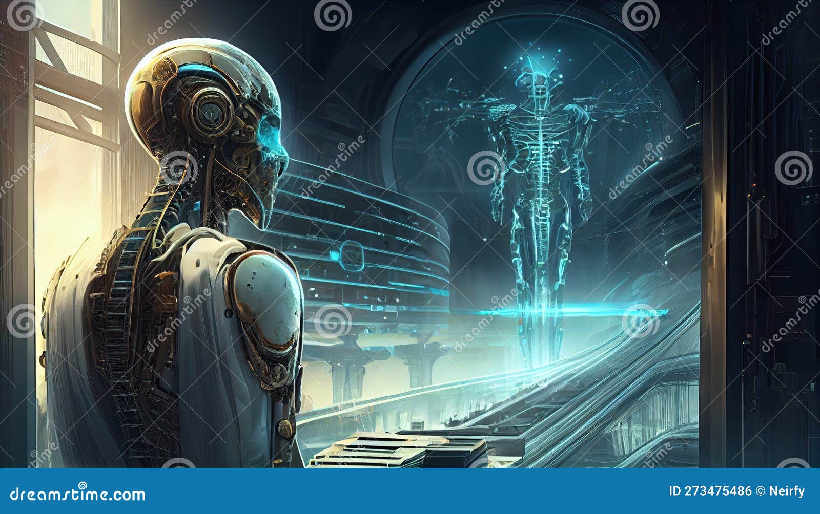 Weird Ancient Science Concept Stock Illustration - Illustration of ...