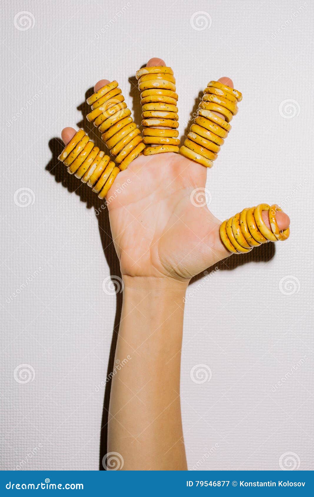 Circle Of Fingers Point To The Center Stock Image | CartoonDealer.com ...