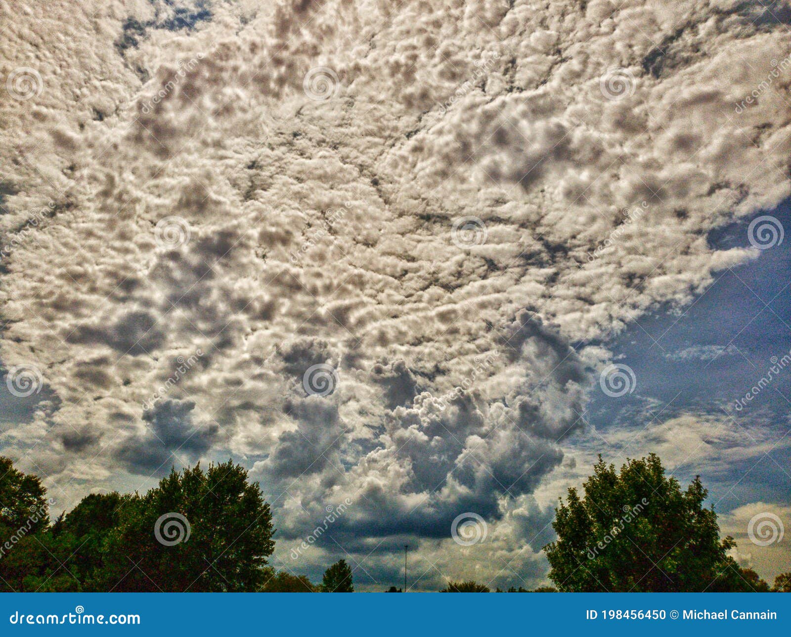 Weird Cloud Formations from a Hurricane Stock Photo - Image of weird ...