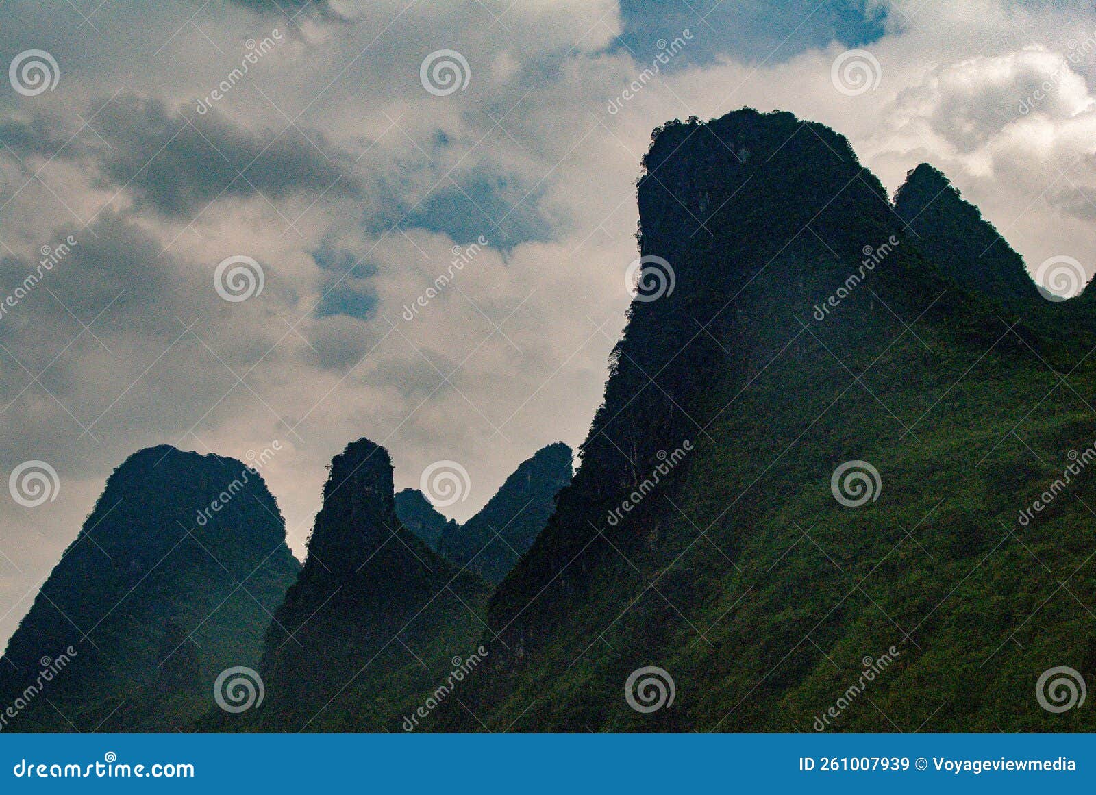 Weird, Eerie, Strange Mountains with Sky Stock Image - Image of wild ...