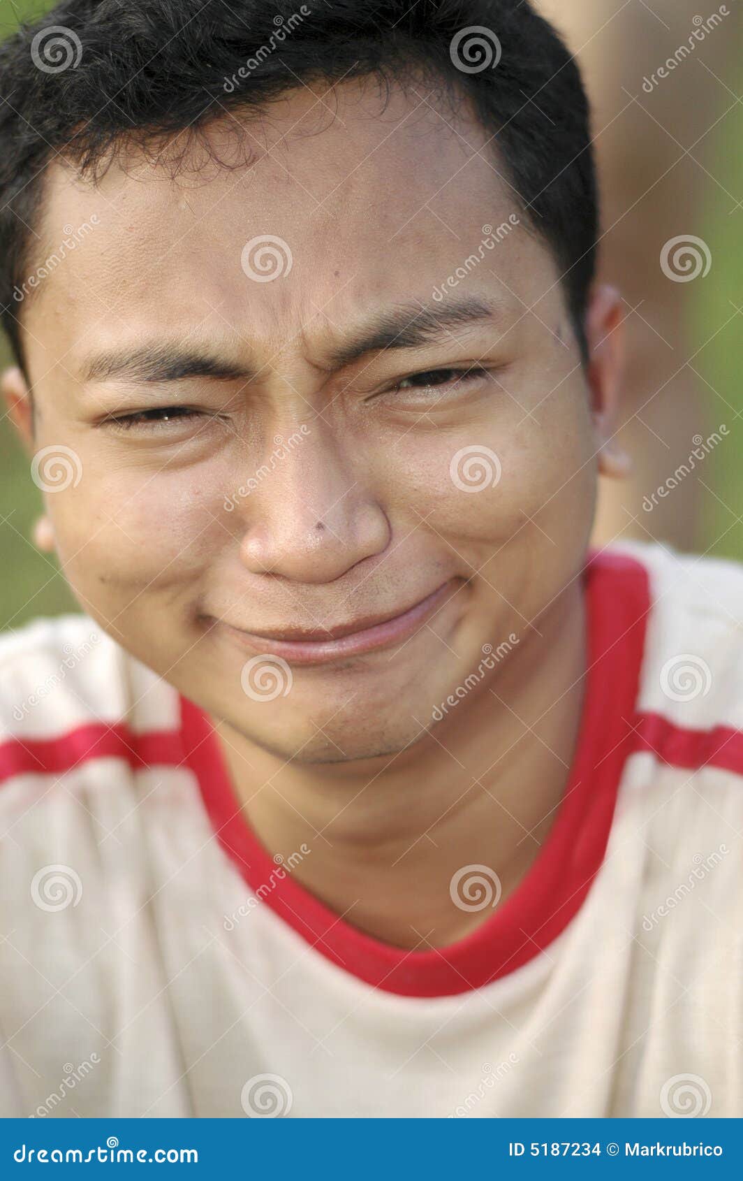 Weird Face Man stock photo. Image of filipino, hair, bliss - 5187234