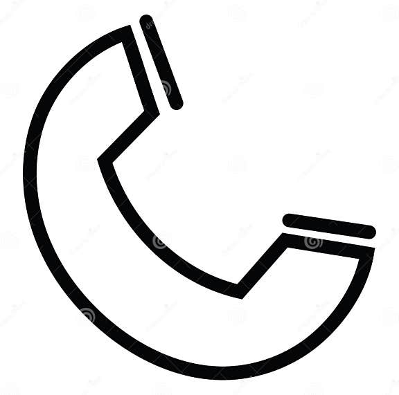 Weird phone handle, icon stock vector. Illustration of style - 259787069
