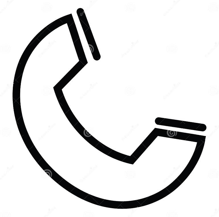 Weird phone handle, icon stock vector. Illustration of style - 259787069