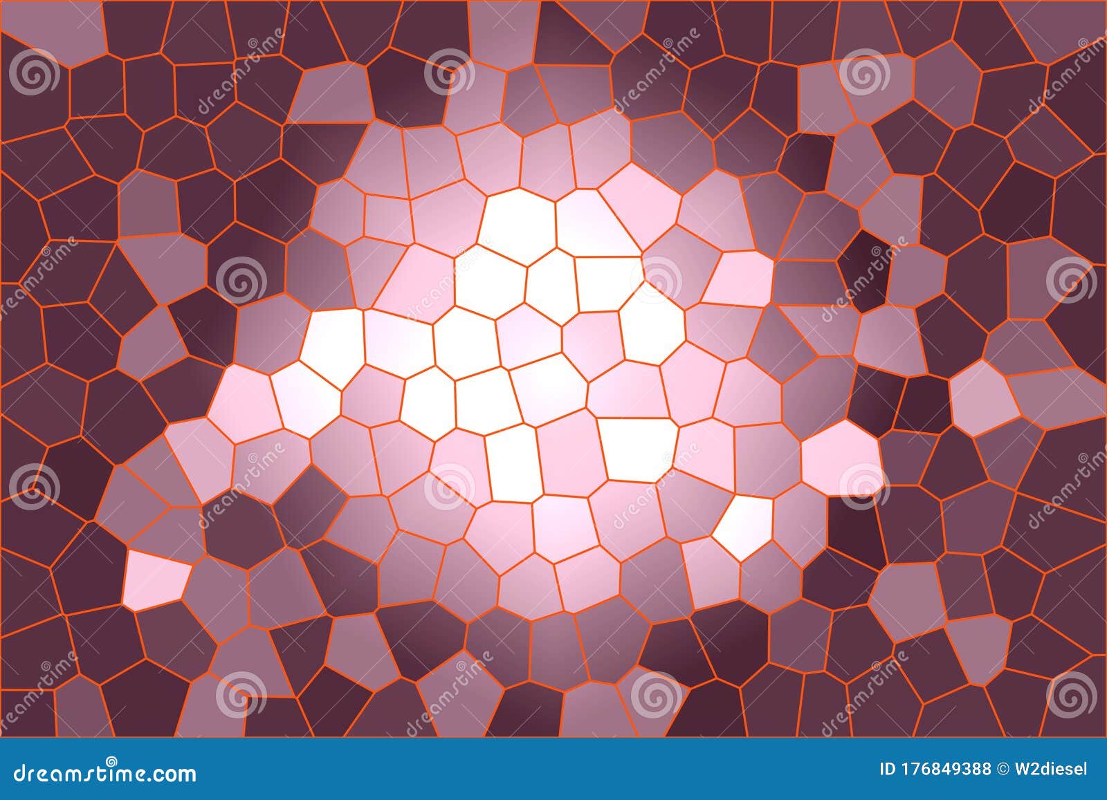 Weird Purple Mosaic 3d Abstract Design Stock Illustration ...