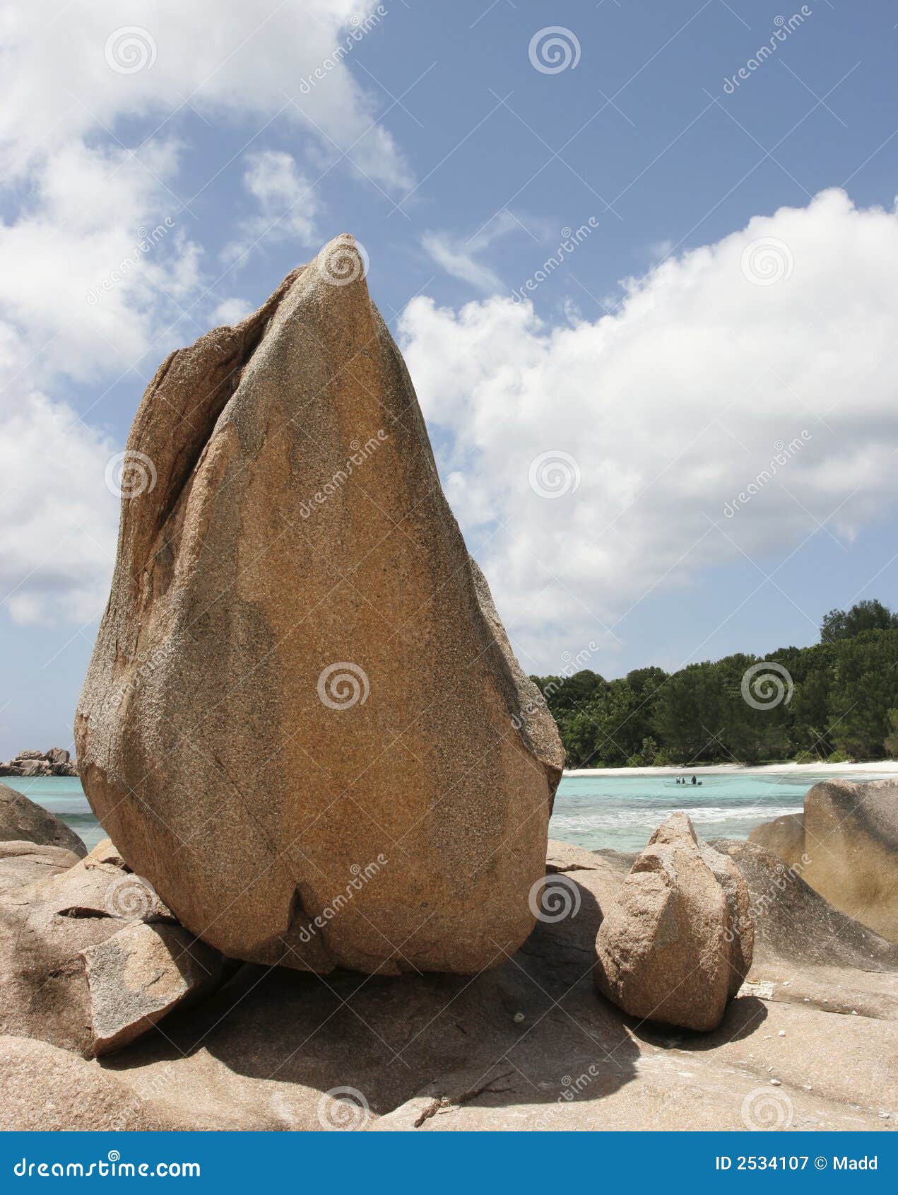 Weird Rock stock image. Image of tropic, digue, weird - 2534107