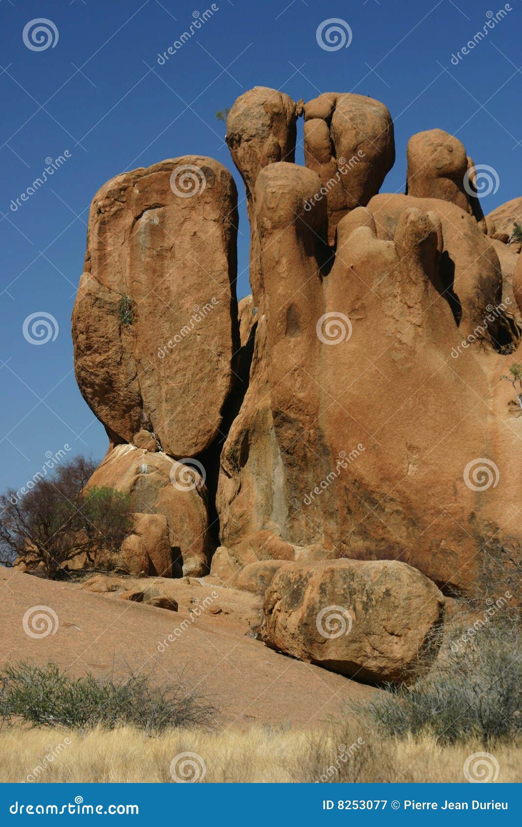Weird Rocks Near Spitzkoppe Stock Image - Image of desert, track: 8253077