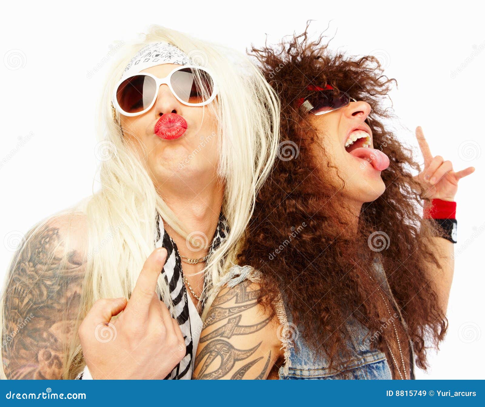 Weird Rockstars Making Funny Faces Stock Image - Image of musician ...