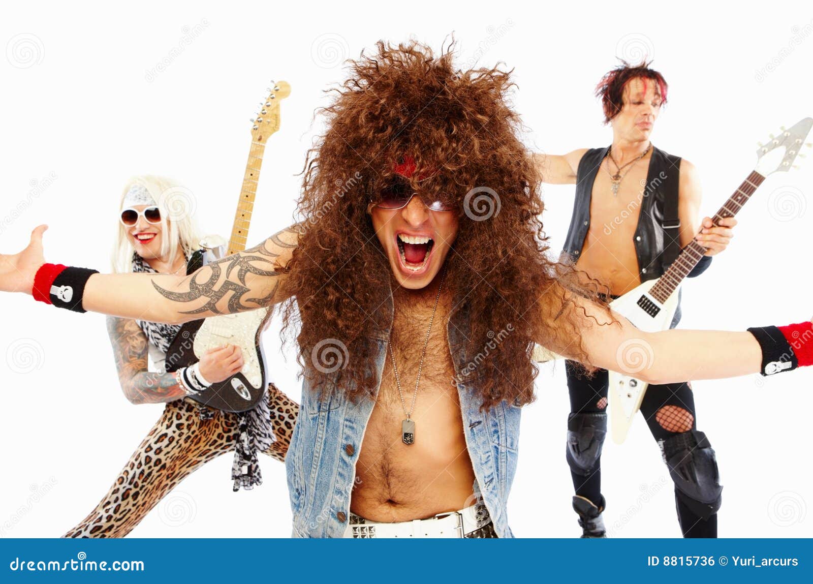 Weird Rockstars Performing Together Stock Photo - Image of ...
