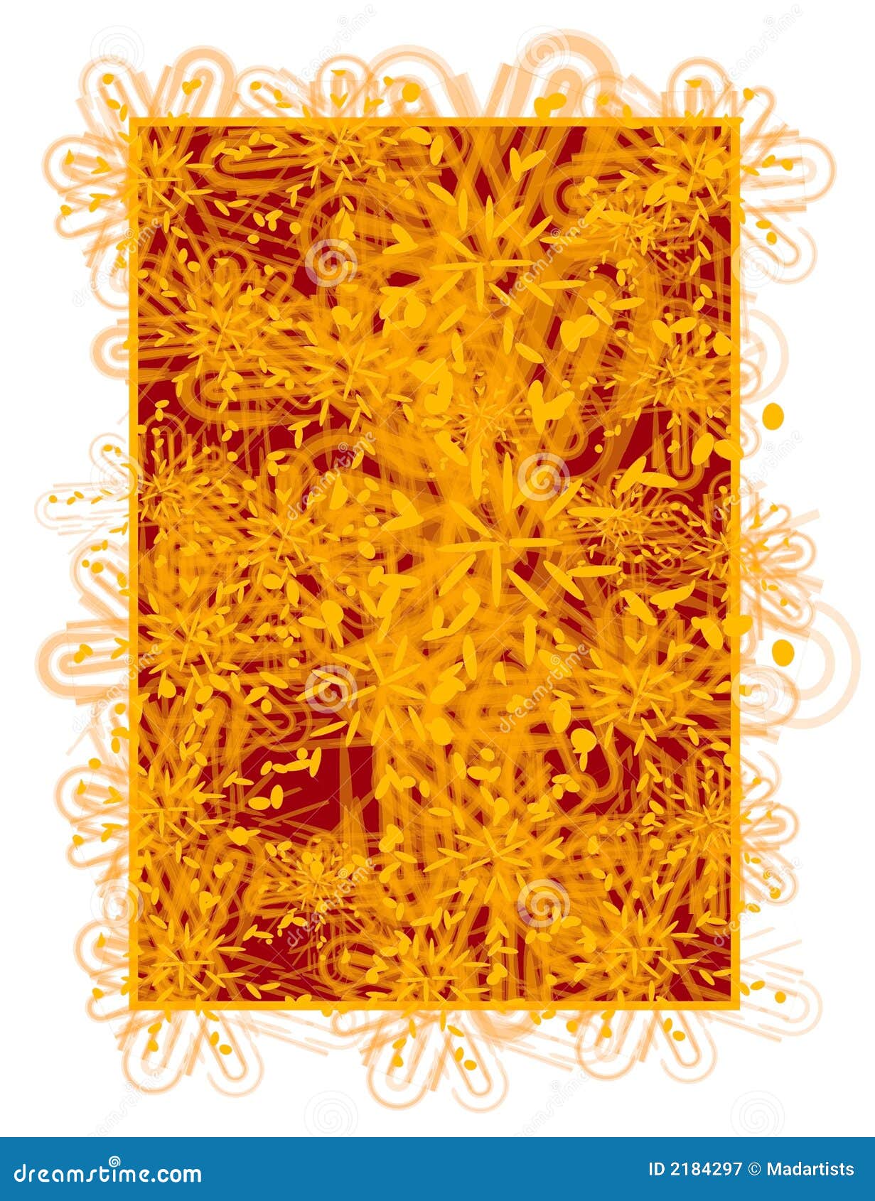 Weird Textures Gold Red Splats Picture. Image: 2184297