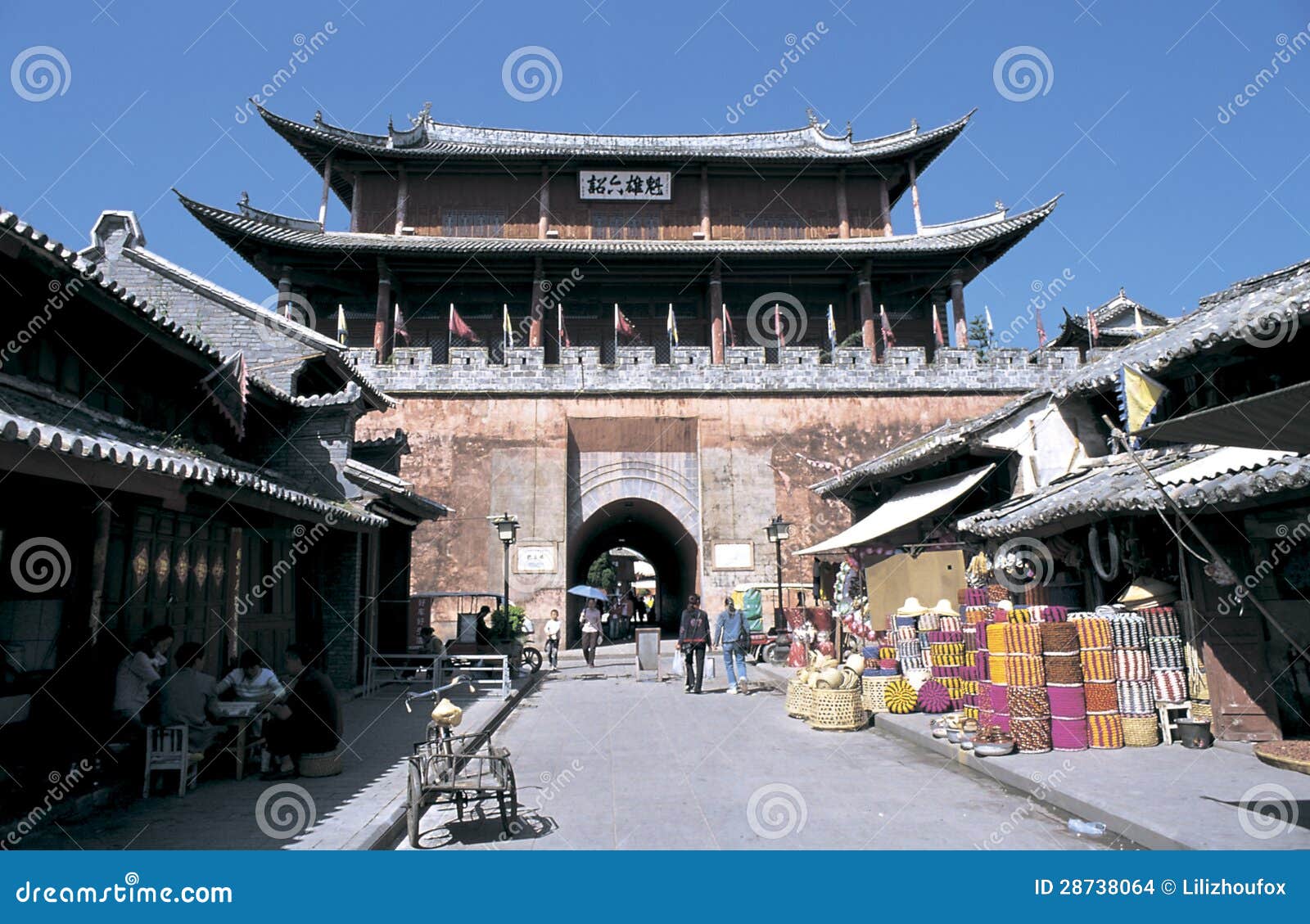 Weishan Old Town in Southwest China Editorial Stock Image - Image of ...