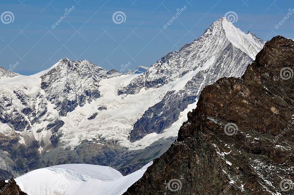 The Weisshorn stock photo. Image of rocky, mountainous - 15531424