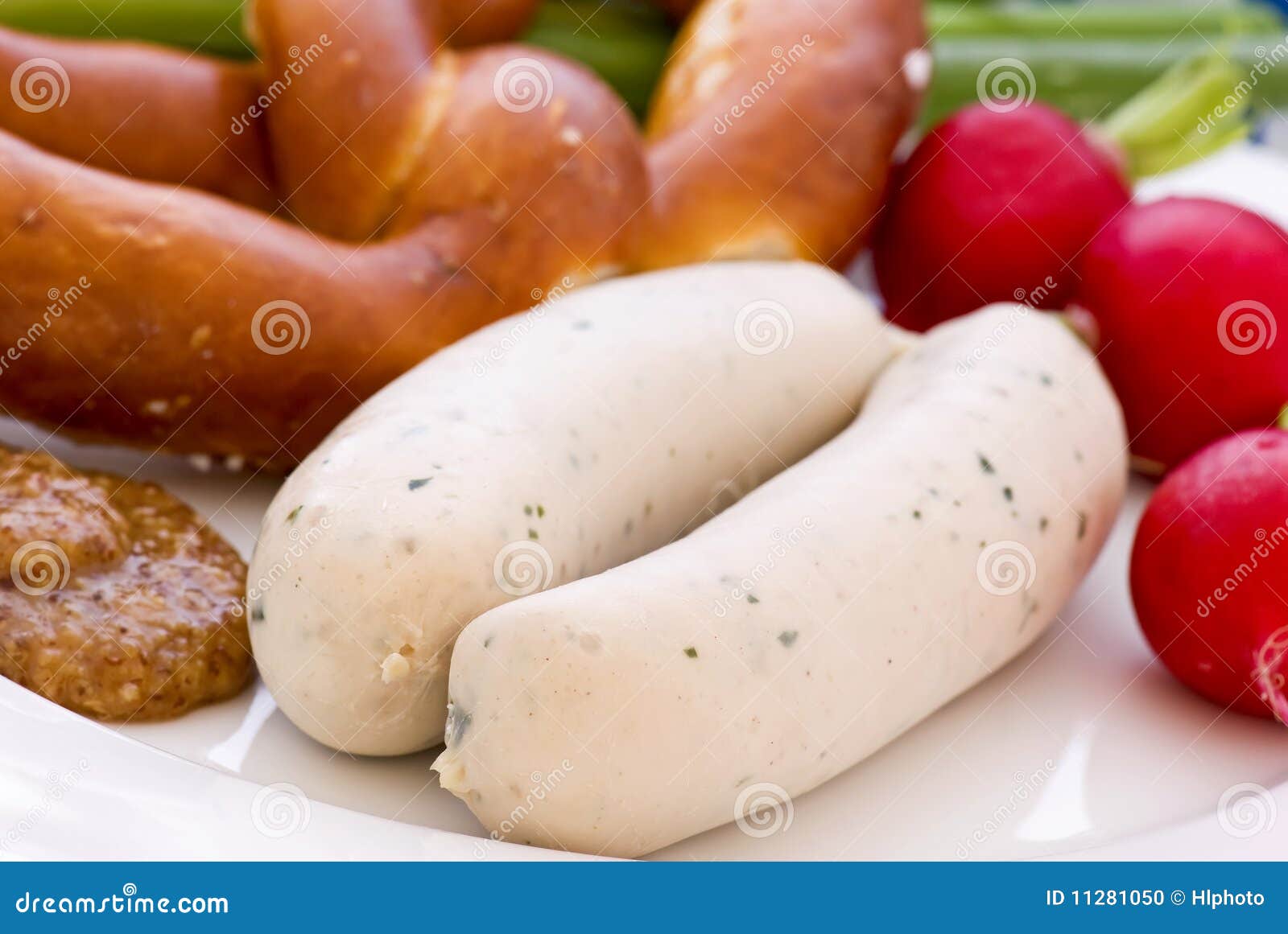 Weisswurst stock photo. Image of plate, dinner, gourmet - 11281050