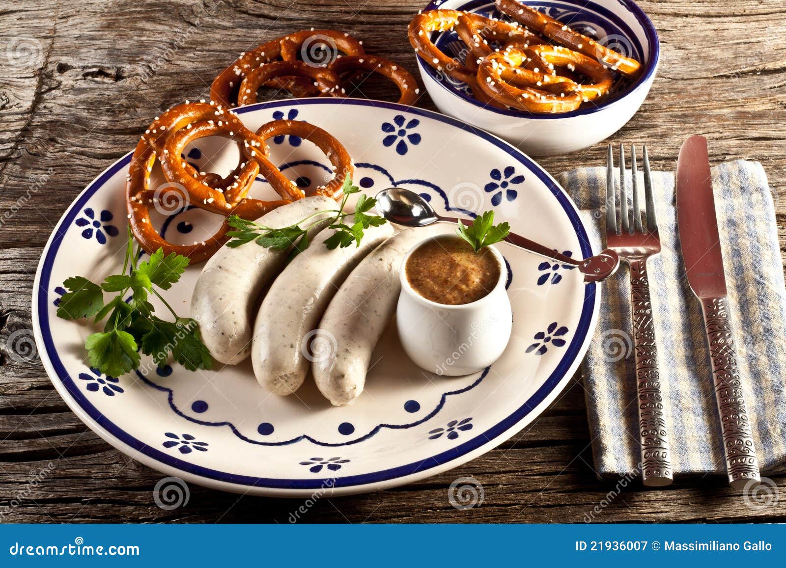 Weisswurst stock image. Image of traditions, meat, bavarian - 21936007