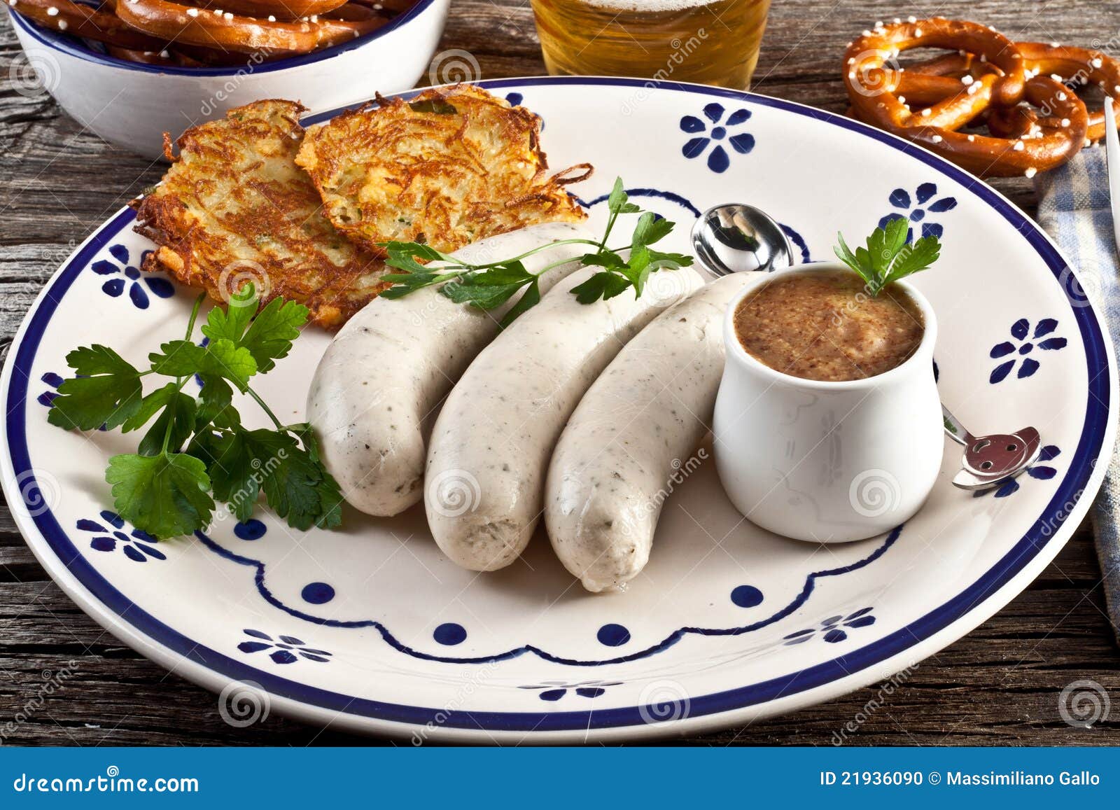Weisswurst stock photo. Image of weiswurst, bavarian - 21936090