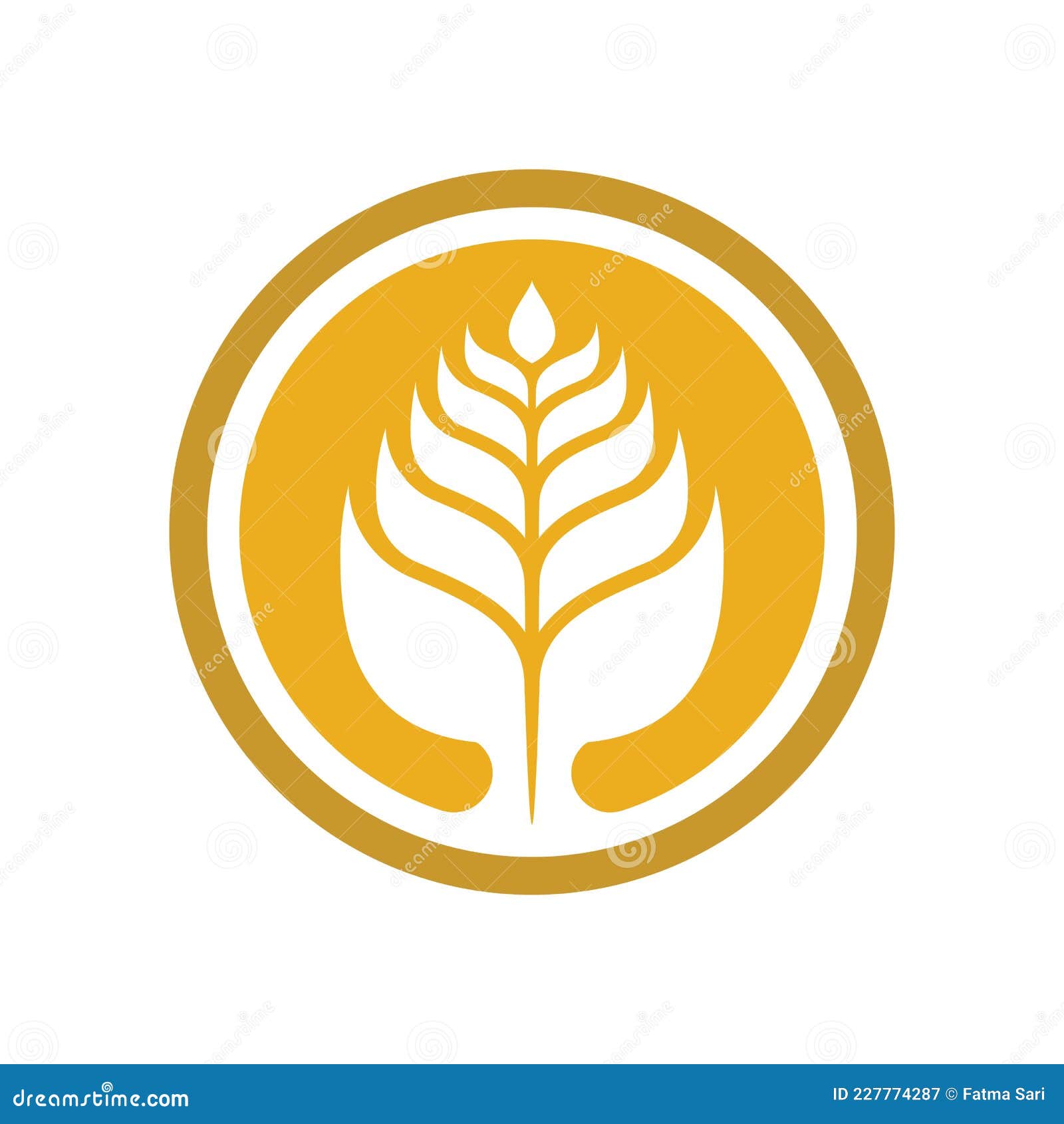Weizen-Logo-Bilder vektor abbildung. Illustration von ernte - 227774287
