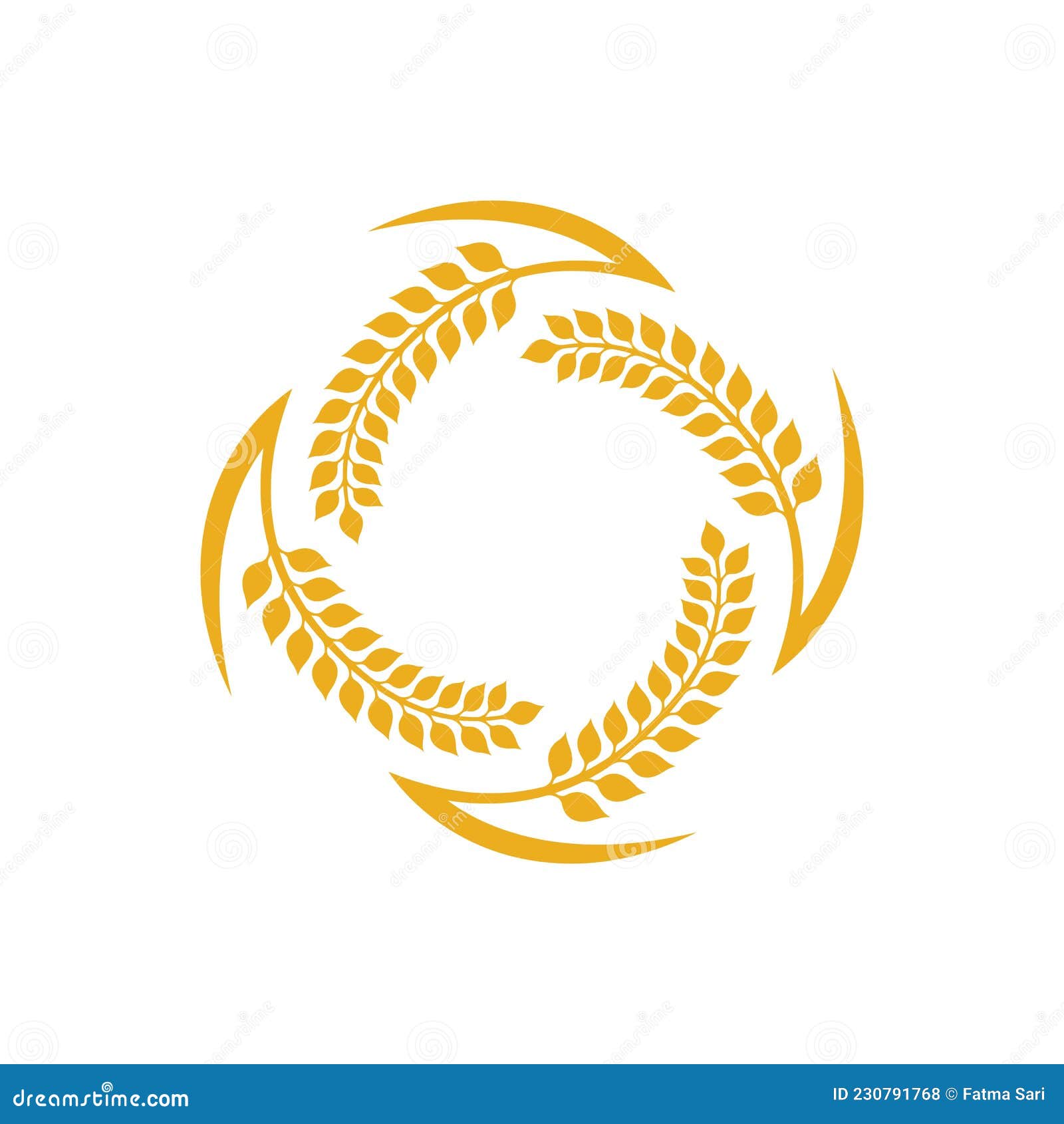 Weizen-Logo-Bilder vektor abbildung. Illustration von symbol - 230791768