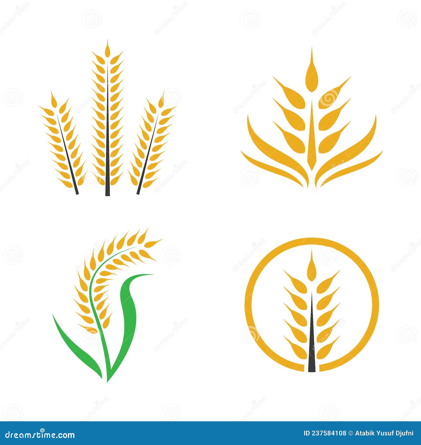 Weizen-Logo-Bilder vektor abbildung. Illustration von ikone - 237584108