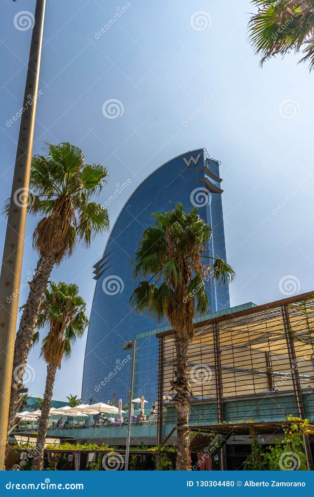 Wela Hotel in Barcelona, Spain Editorial Image - Image of summer ...