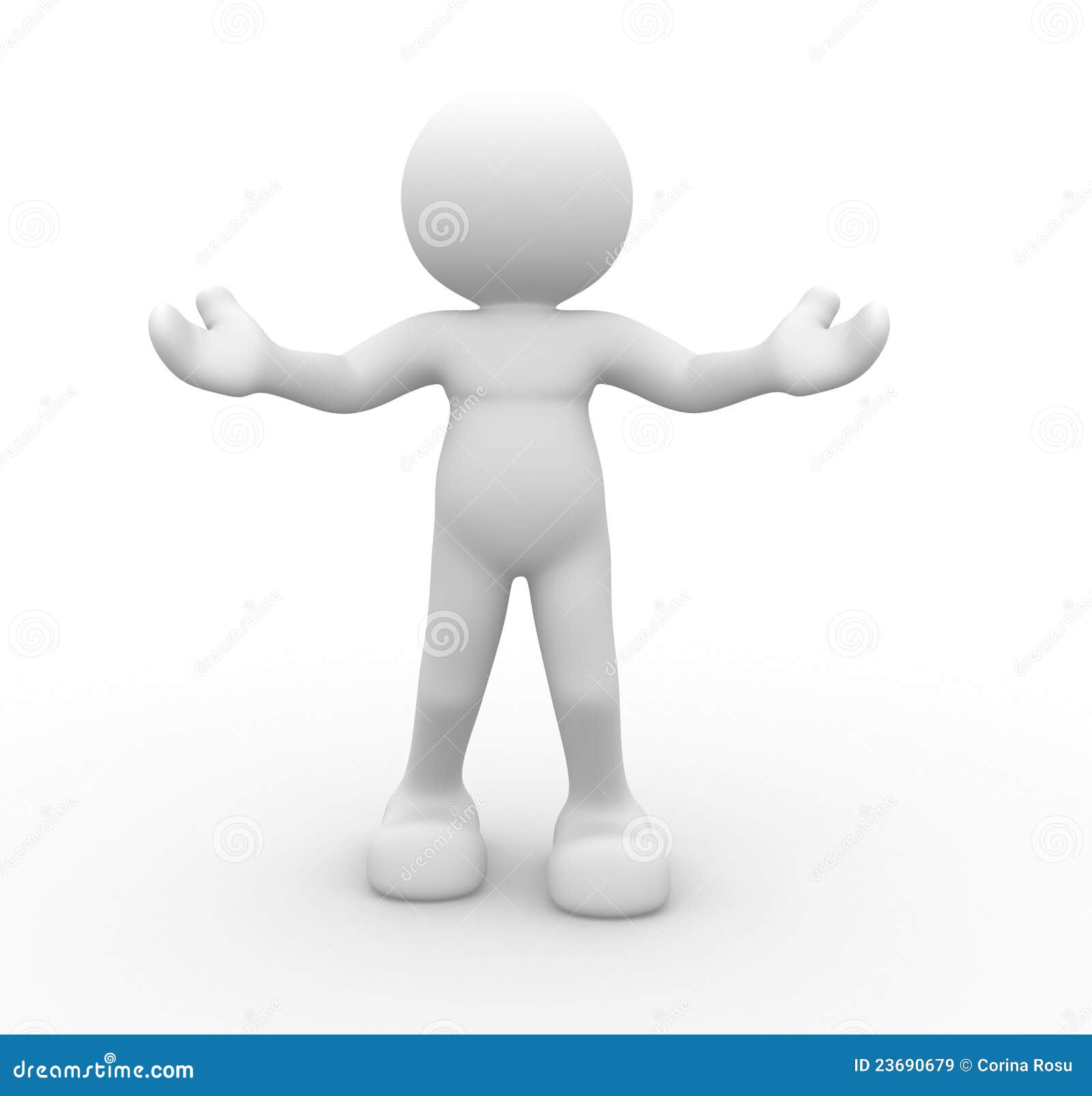 Person Inviting Or Pointing At Open Door, Vector Cartoon Stick Figure ...